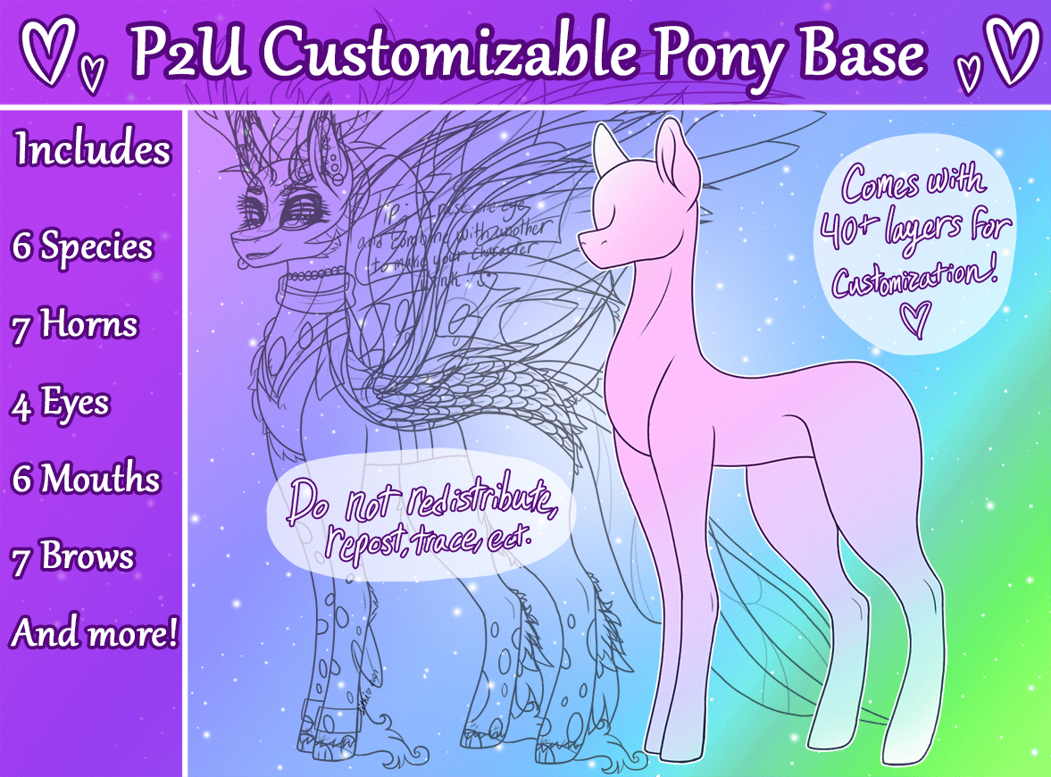 P2U Pony Base - Payhip