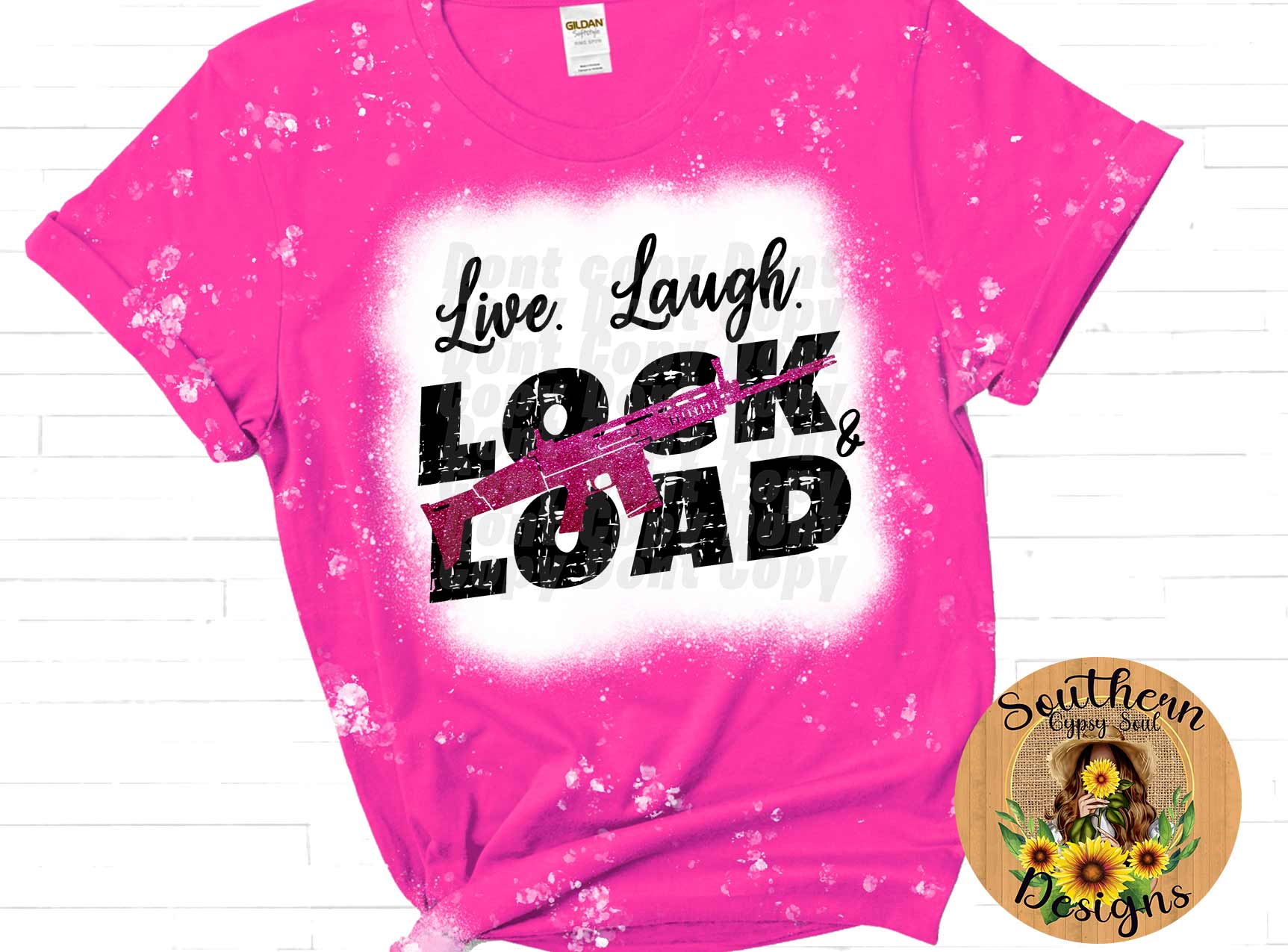 Live Laugh Lock and Load glitter and non glitter file - Payhip