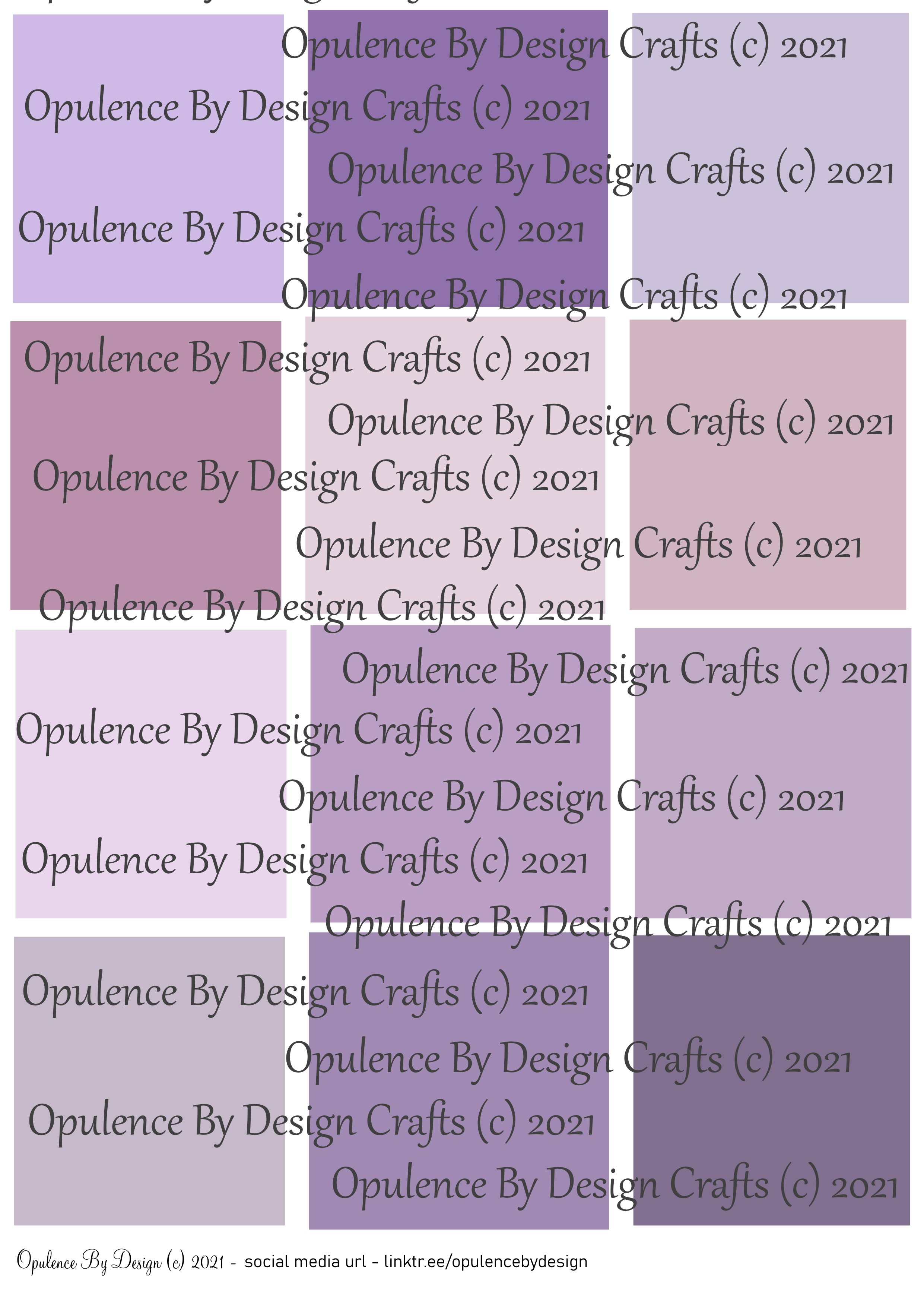 Project Swatch Sheets - 003