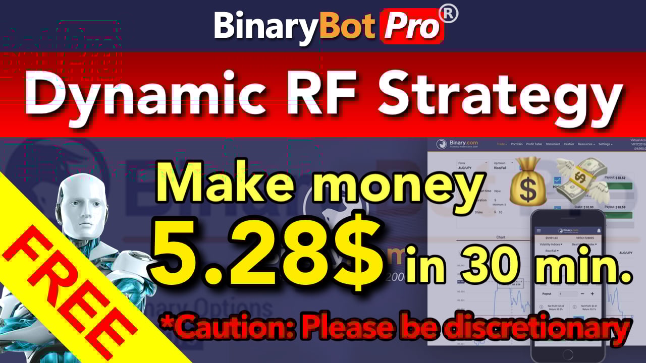[Binary Bot Pro] Dynamic RF Strategy (9-Aug-2021) - Payhip