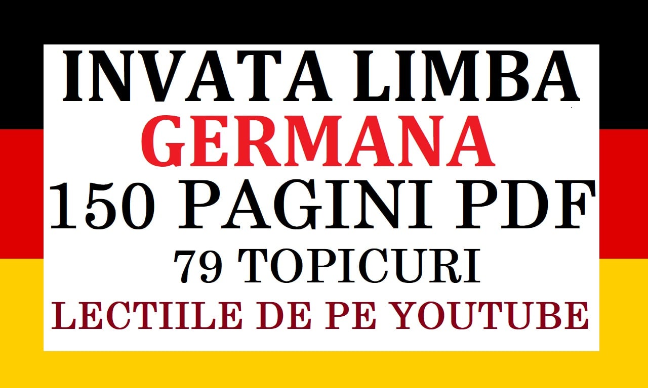 Lectii Limba Germana PDF 150 PAGINI - Payhip