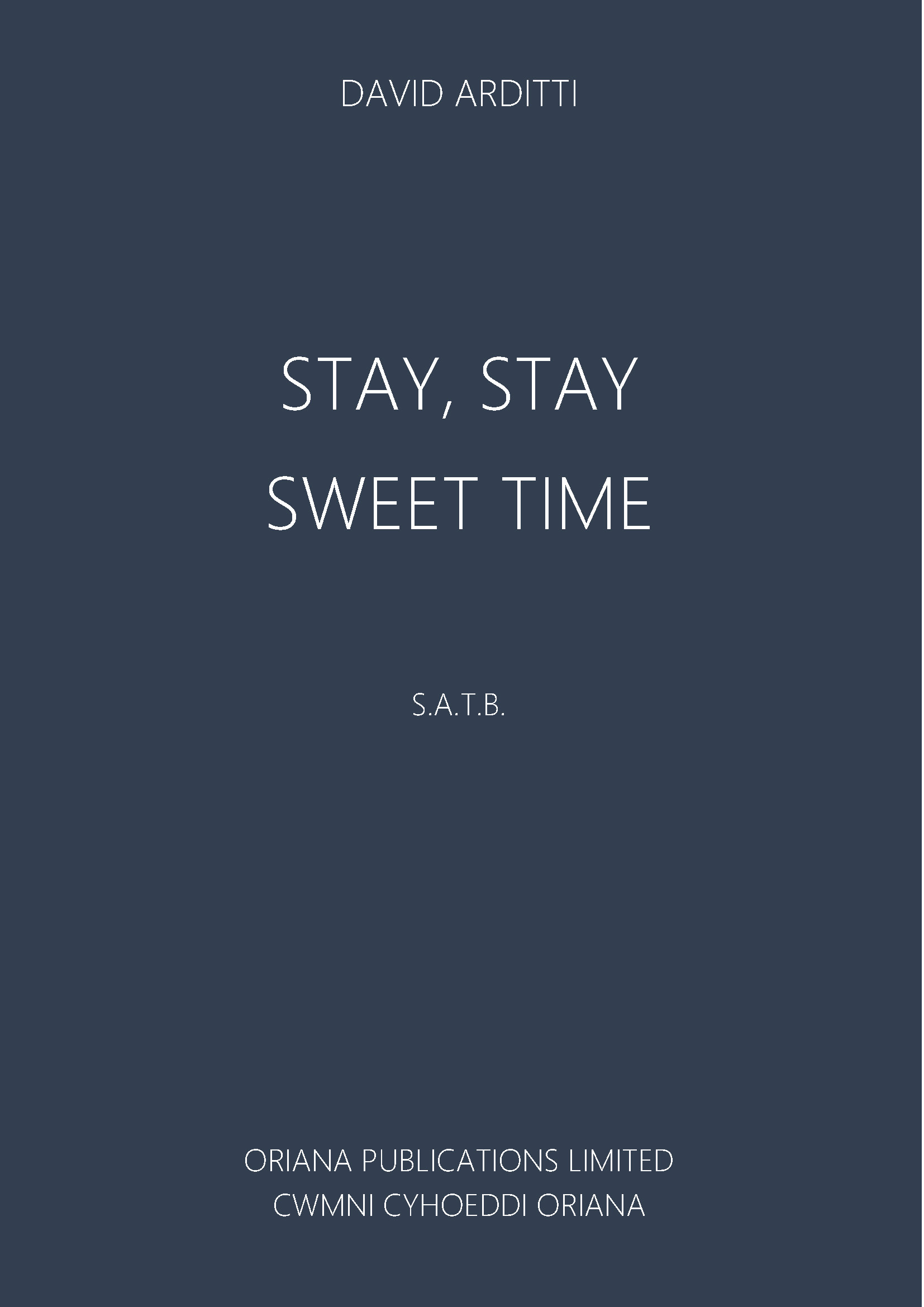 DAVID ARDITTI: Stay, Stay Sweet Time - Payhip