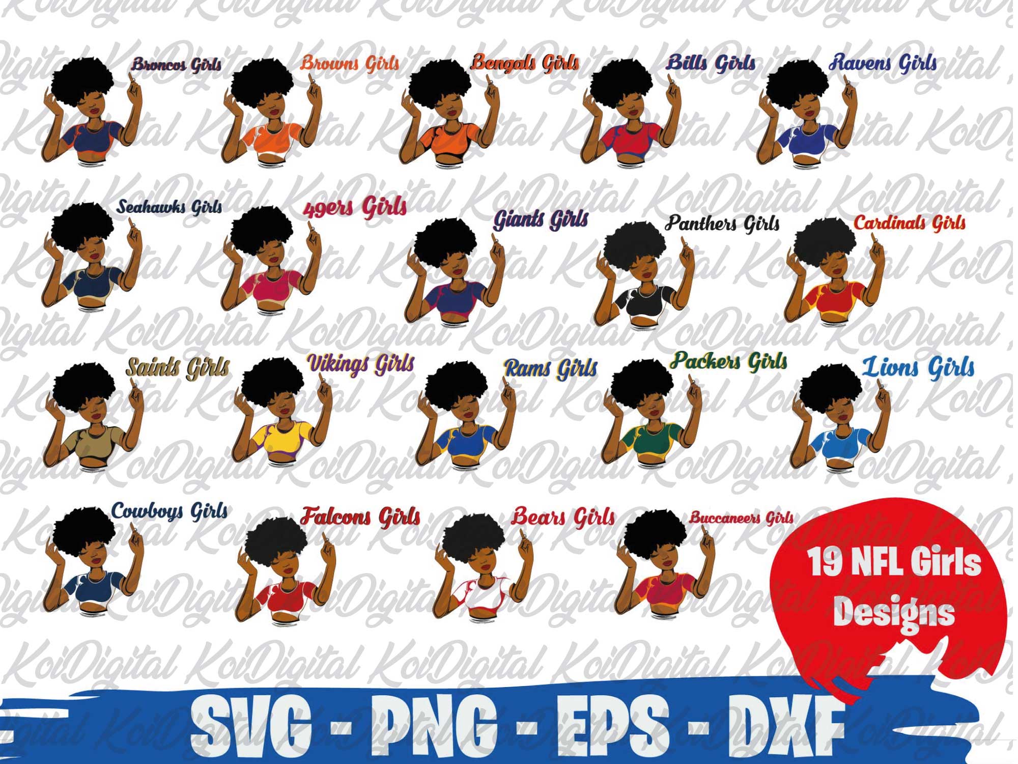 Nfl Girls Svg Bundle - Payhip