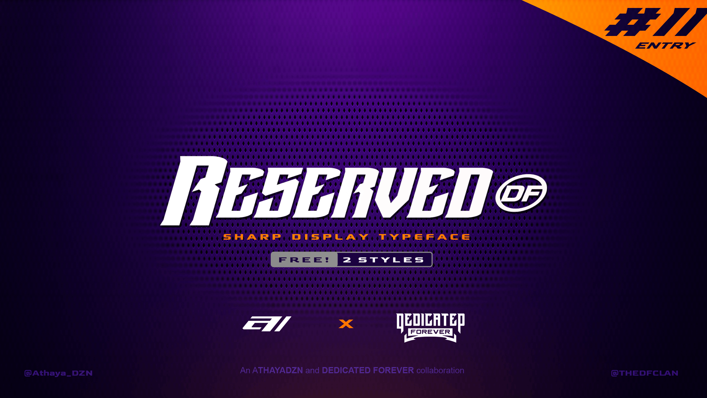 (FREE) Reserved DF Font - Payhip