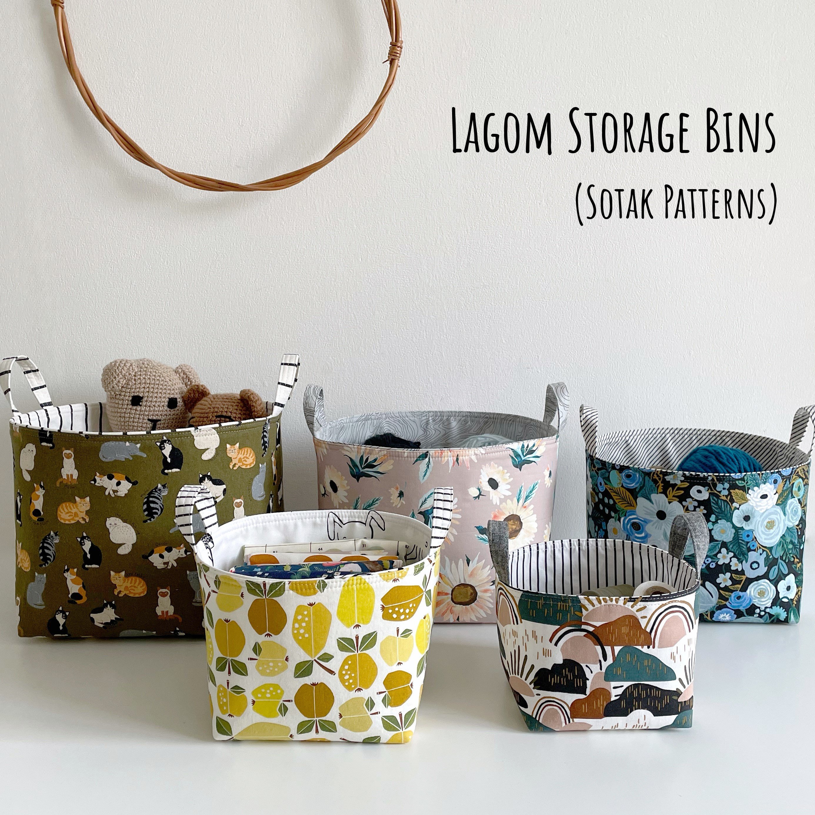 Lagom Storage Bins (five sizes) video - Payhip