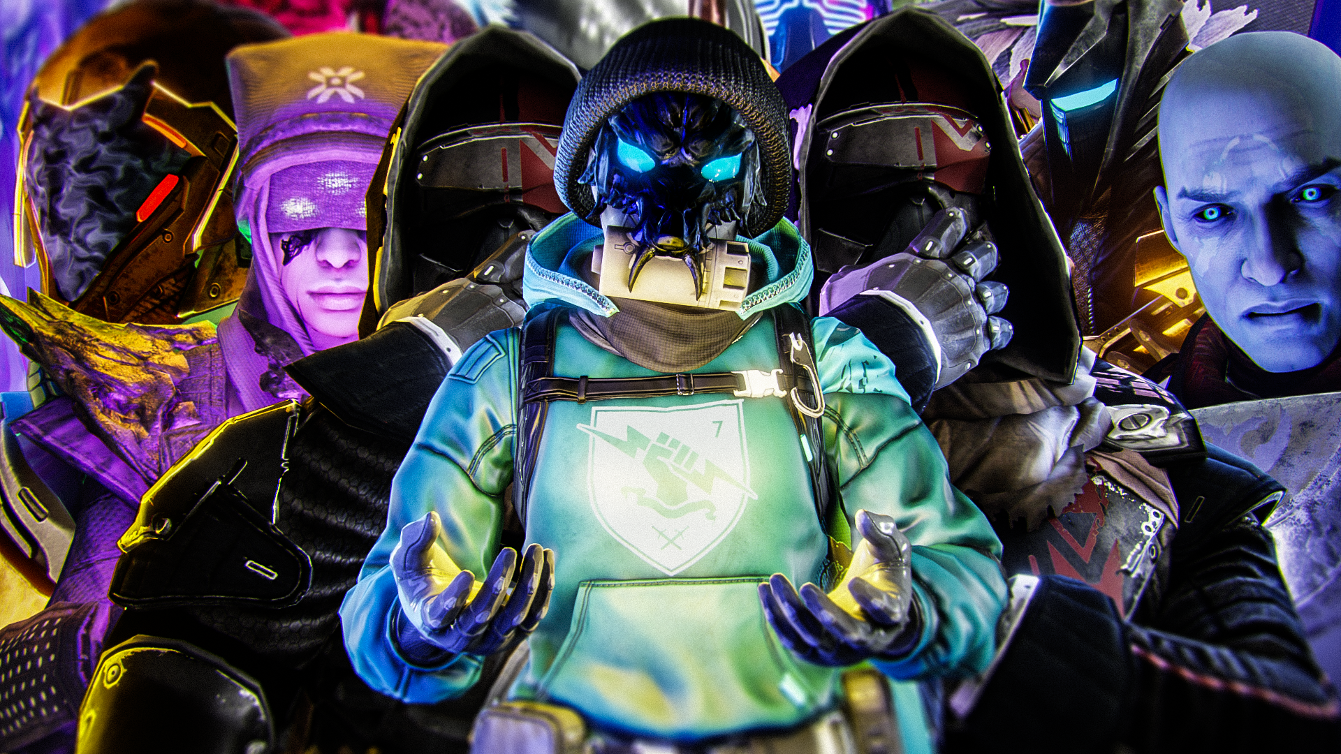 Destiny 2 YouTube Thumbnail Character Render Pack 1 - Payhip