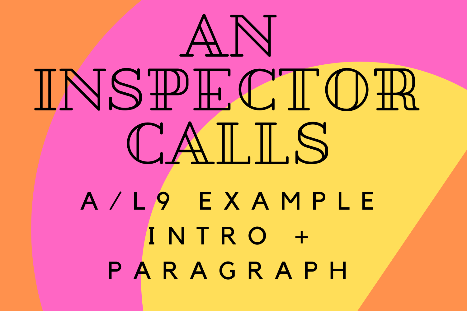 An Inspector Calls - A/L9 Example Intro Paragraph - Payhip