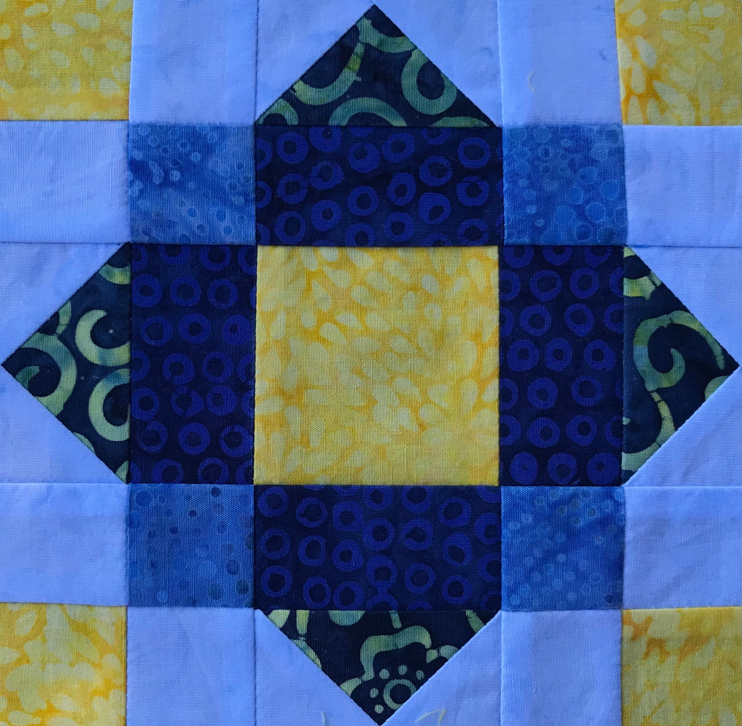 Nine Patch Square, 6" x 6" Block - Payhip