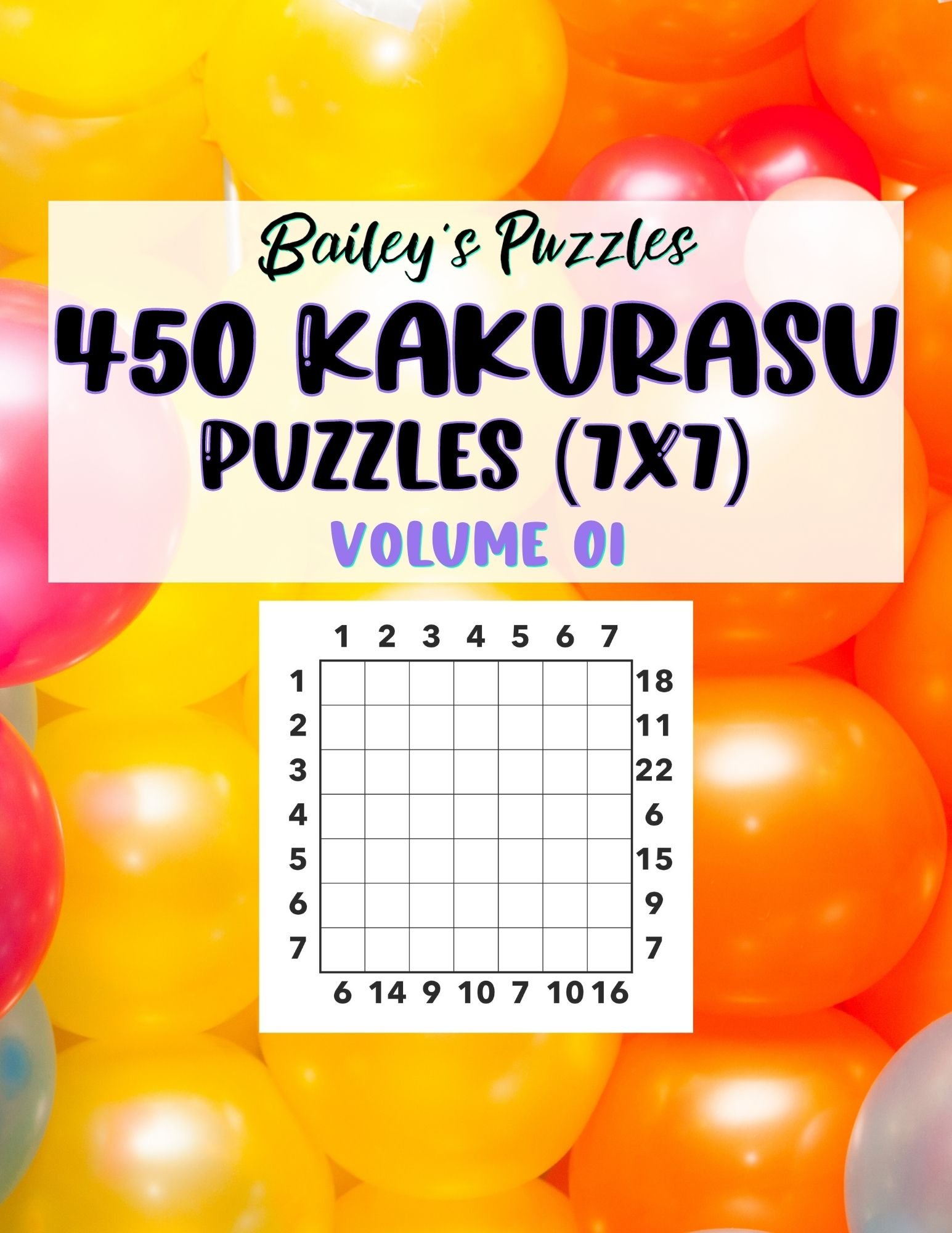 450 KAKURASU Puzzles (7x7) - Payhip