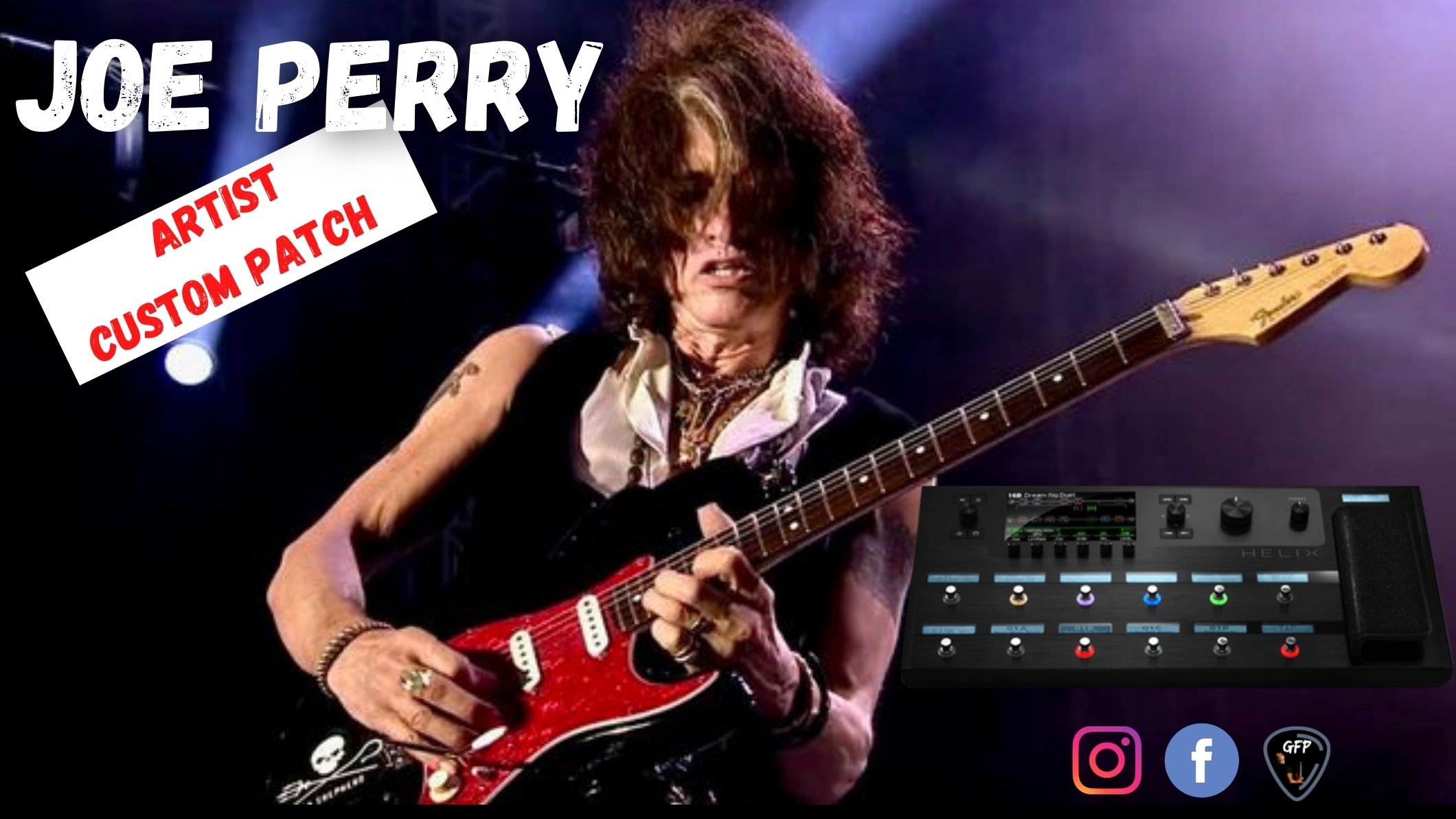 OE PERRY Custom Patch - Walk This Way (Aerosmith) -Line6Helix/LT/Rack ...