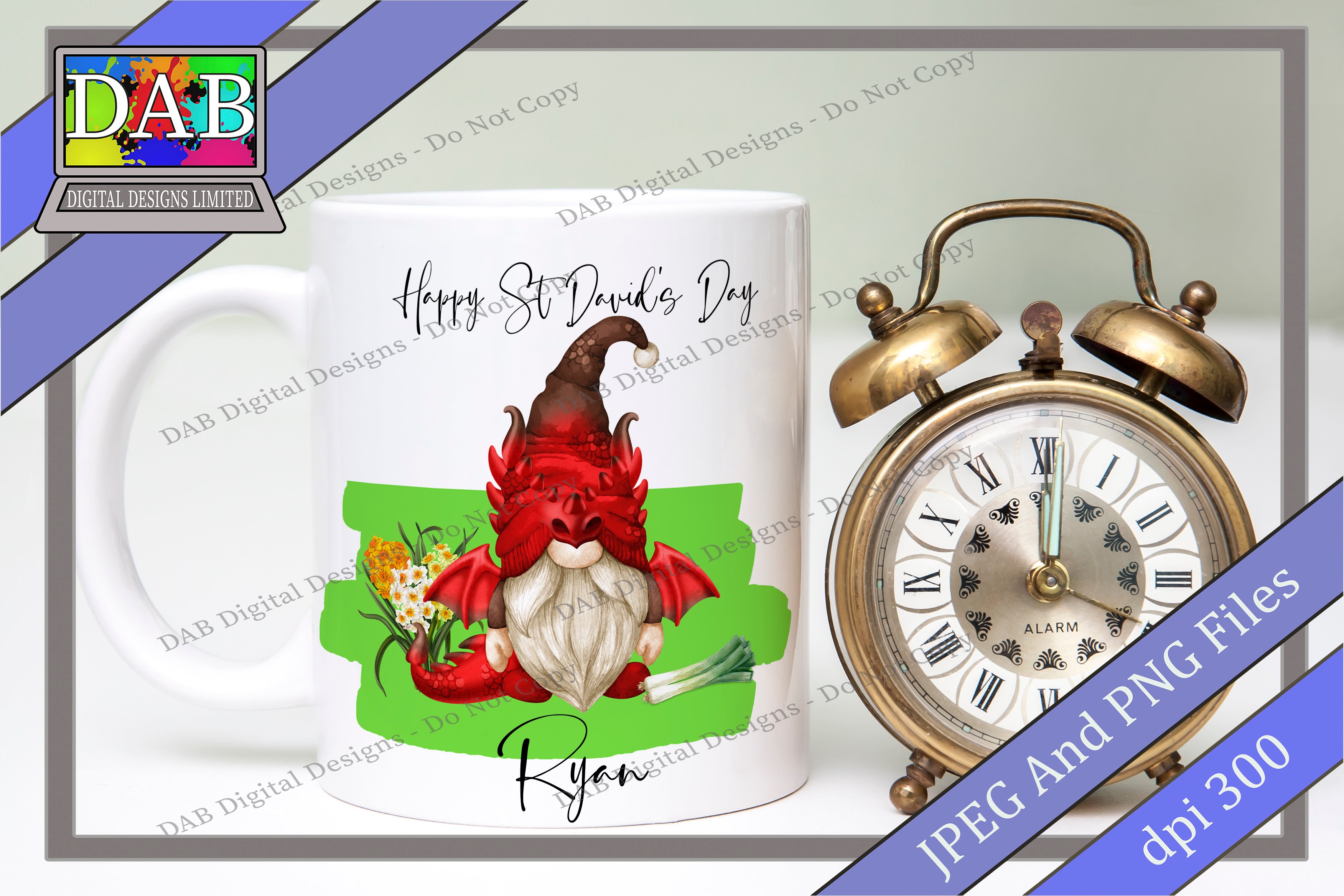 Welsh Dragon Gnome Designs Set of 4 - Payhip