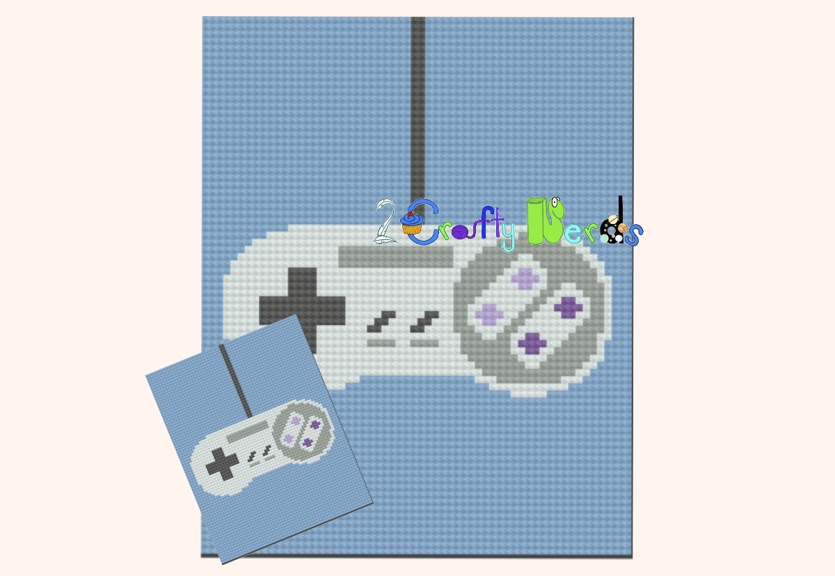 Super Nintendo Controller Pattern Graph With C2C Written - Payhip