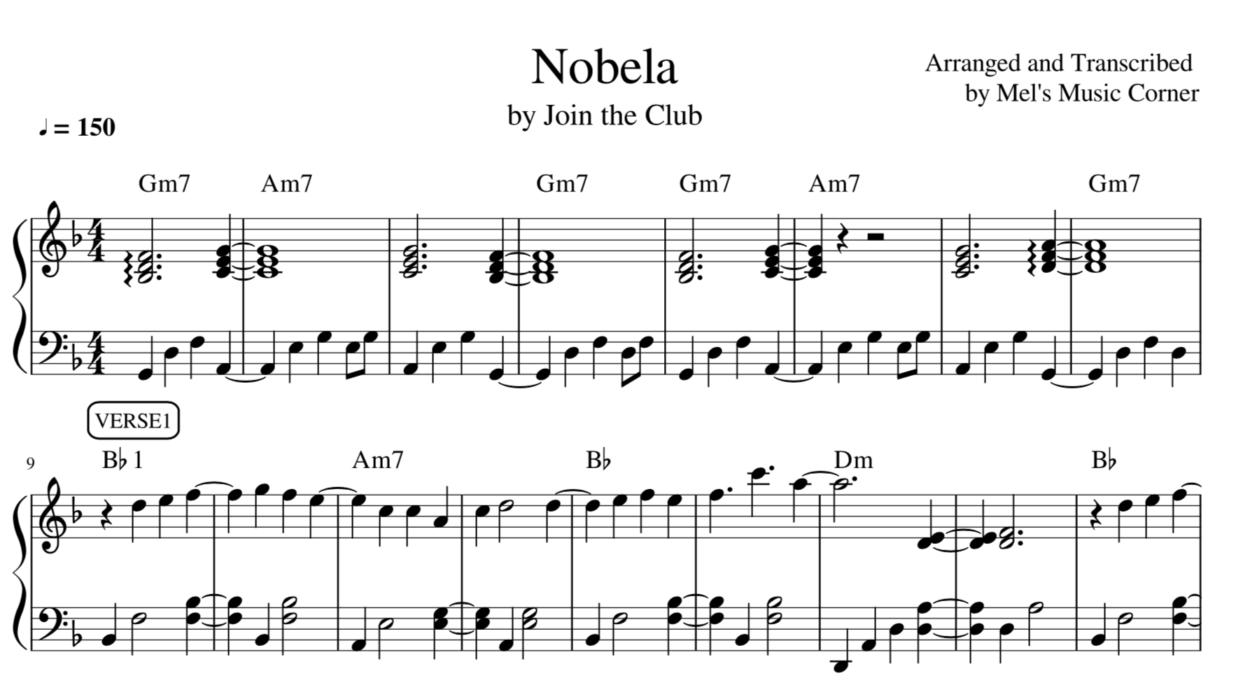 Nobela by Join the Club (Julie Ann San Jose version) sheet music - Payhip