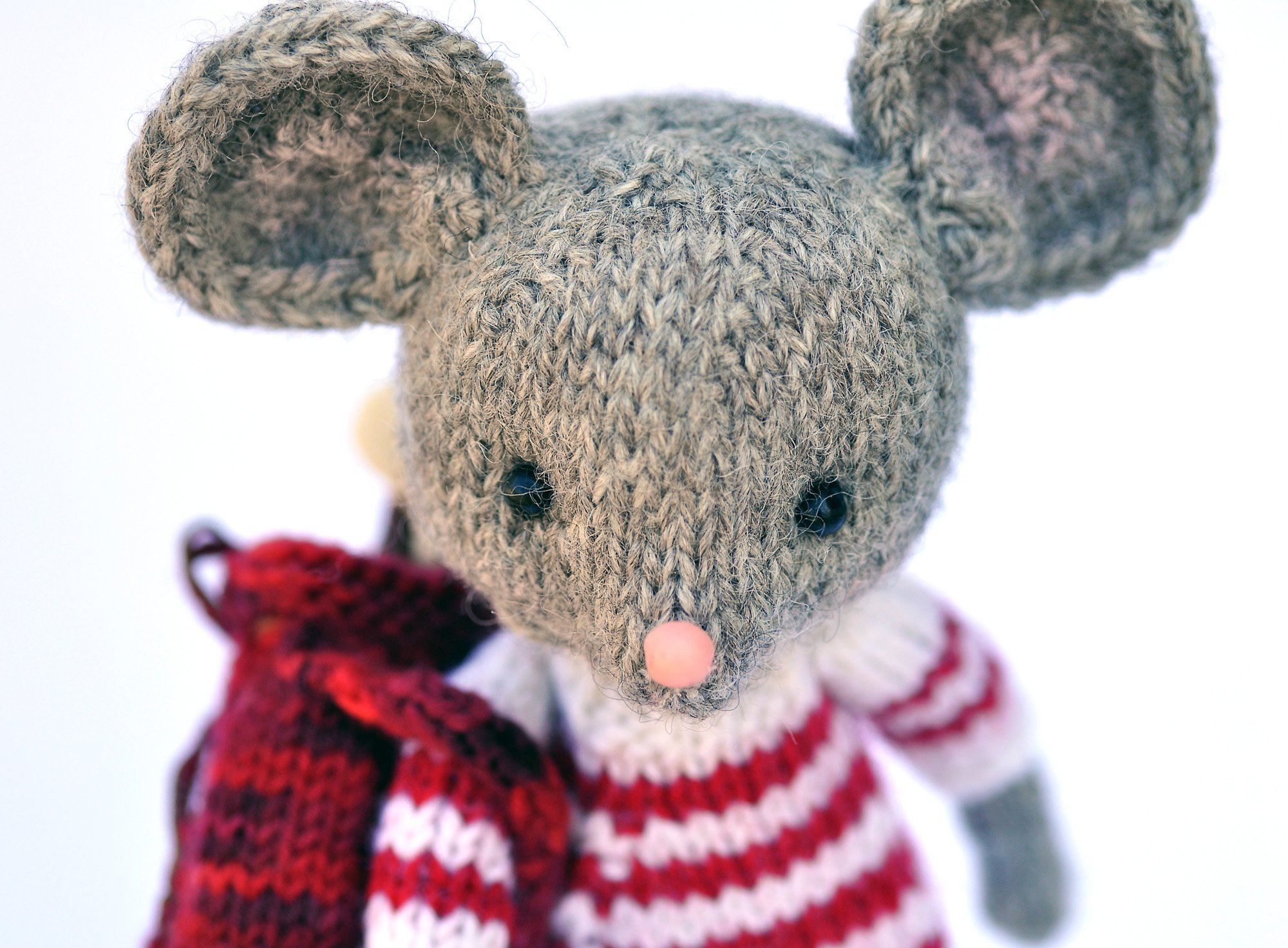Toy knitting pattern Gray mouse knitted toy pattern Amigurumi - Payhip