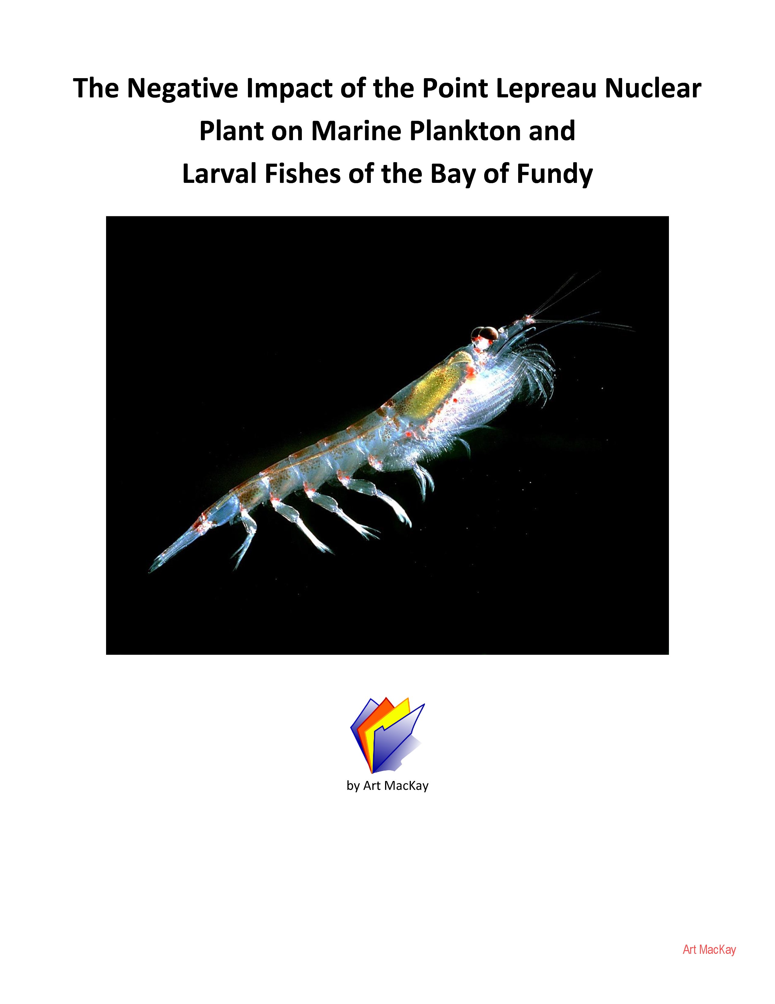 NUCLEAR ISSUES - The Negative Impact of Point Lepreau Cooling Water ...