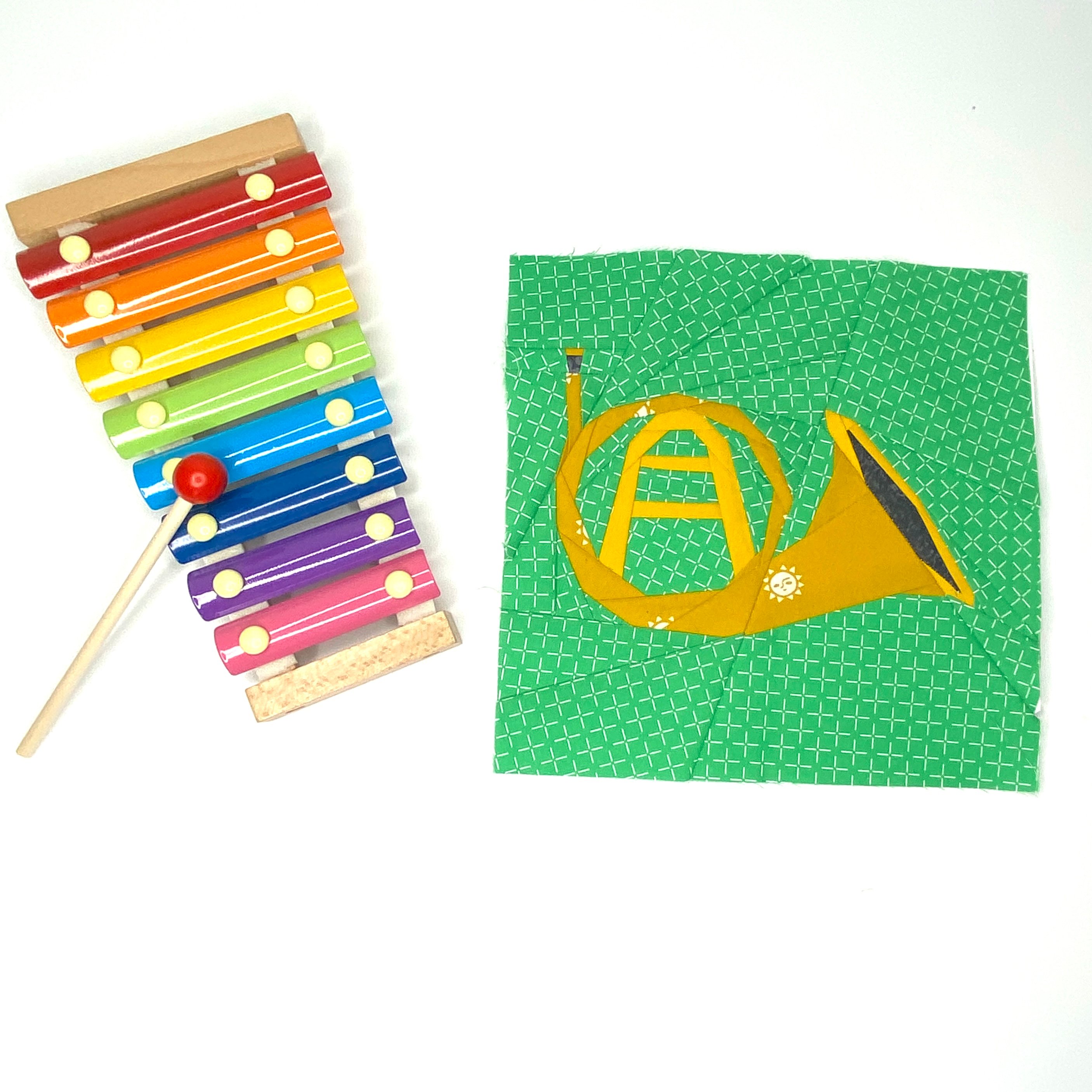 French Horn Quilt Block Pattern