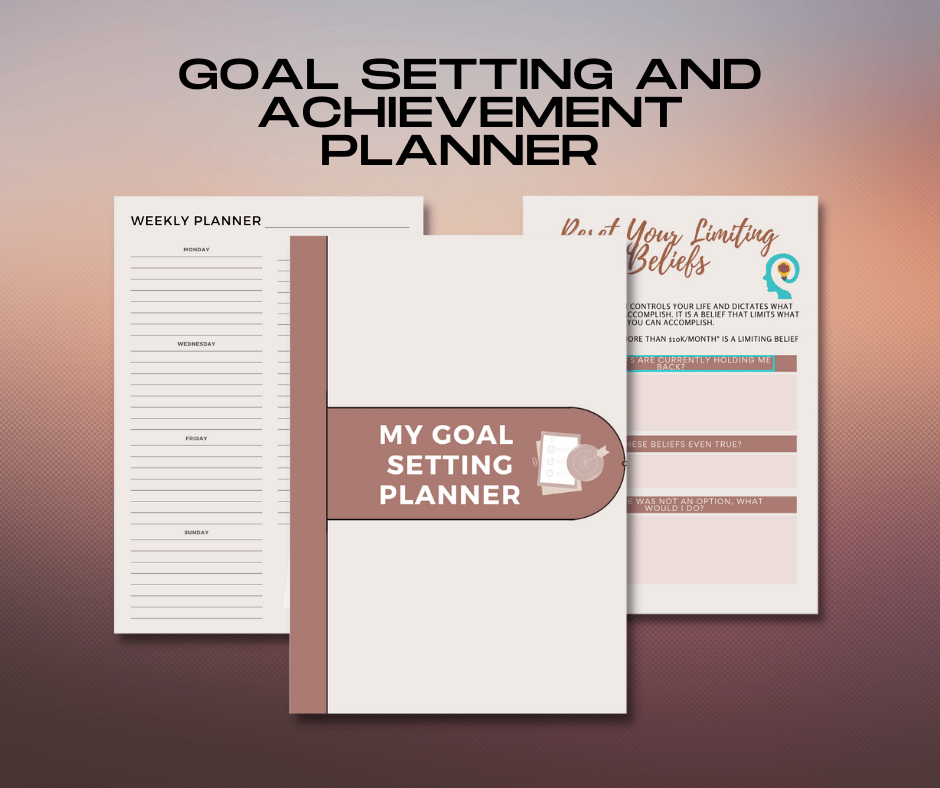 ULTIMATE Digital Goal Setting Planner (Daily, Weekly, Monthly & MUCH ...