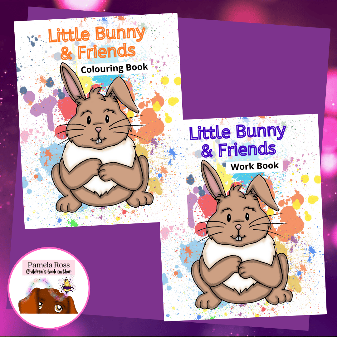 Little Bunny & Friends Downloadable Colouring Book & Workbook bundle ...