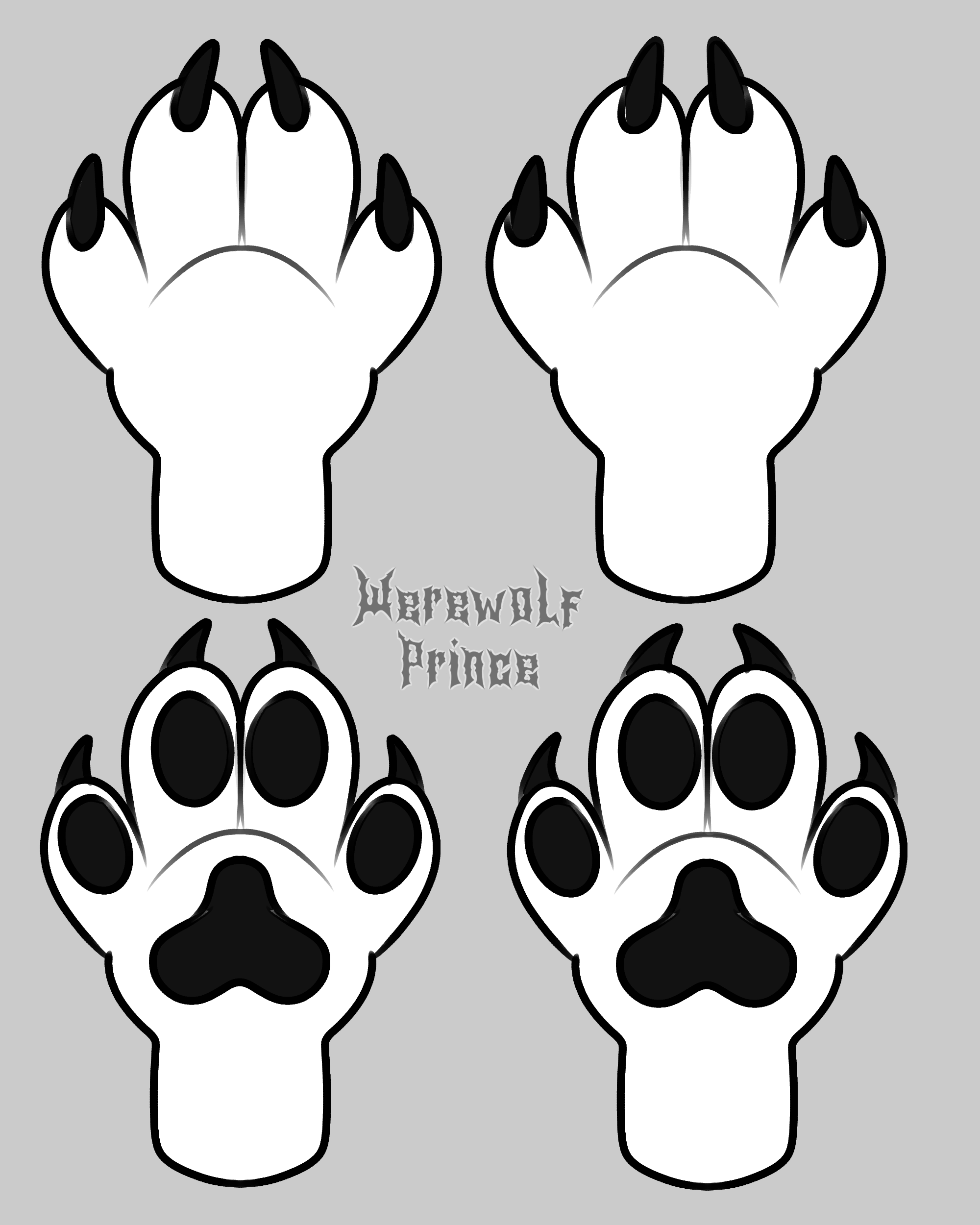fursuit hand-paw reference base - Payhip