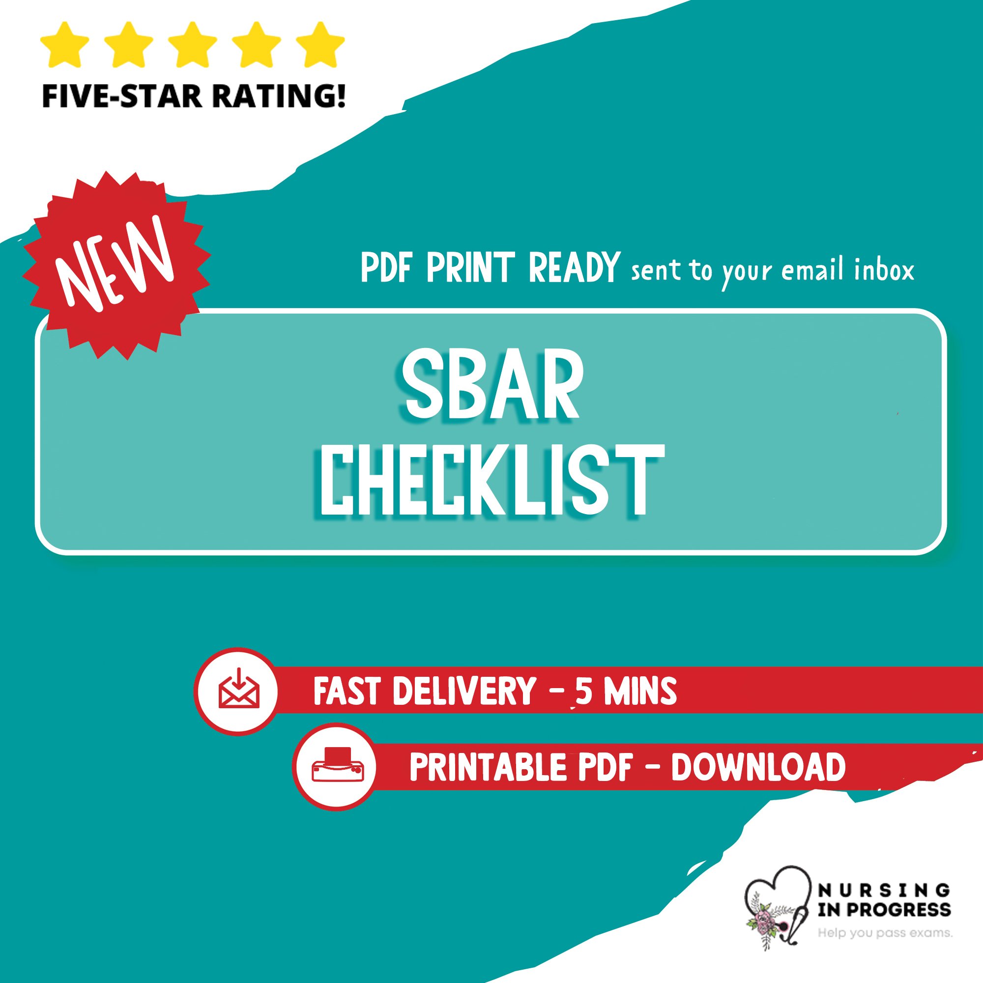 SBAR Checklist | 2 Pages | PDF - Payhip