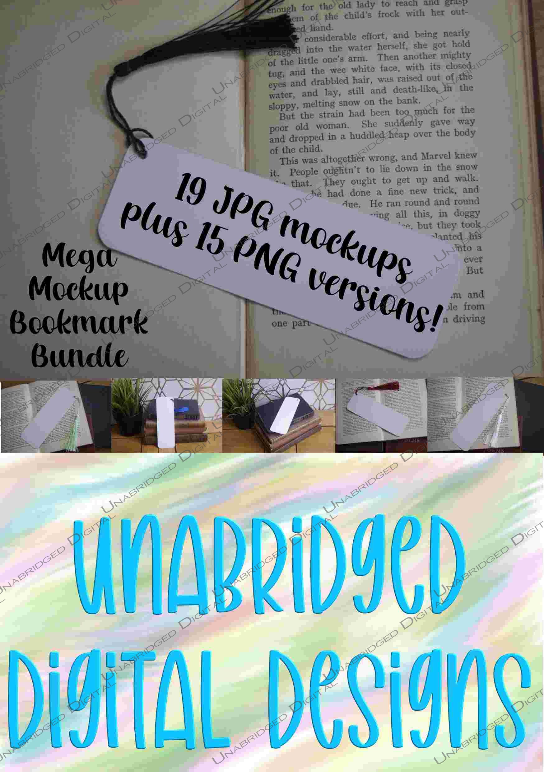 Huge Bookmark Mockup Bundle - Payhip