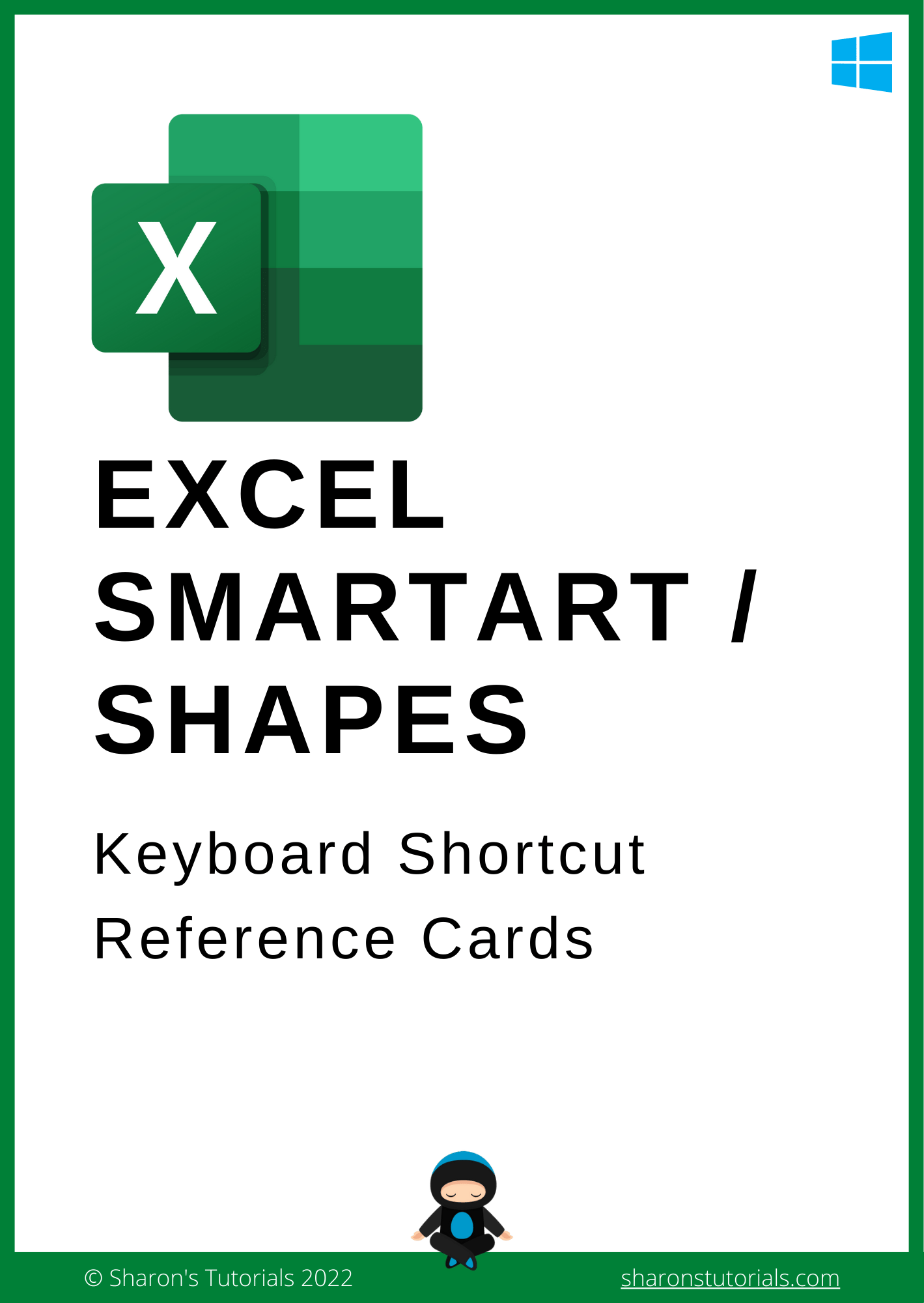 Excel SmartArt/Shapes Keyboard Shortcut Reference Cards - Payhip