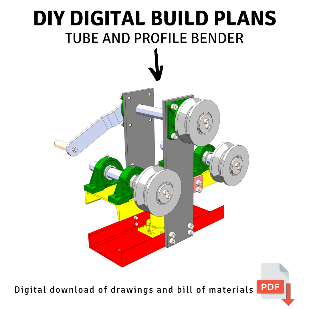 DIY Hydraulic Tube Bending Machine - Digital Build Plans - PDF Plans