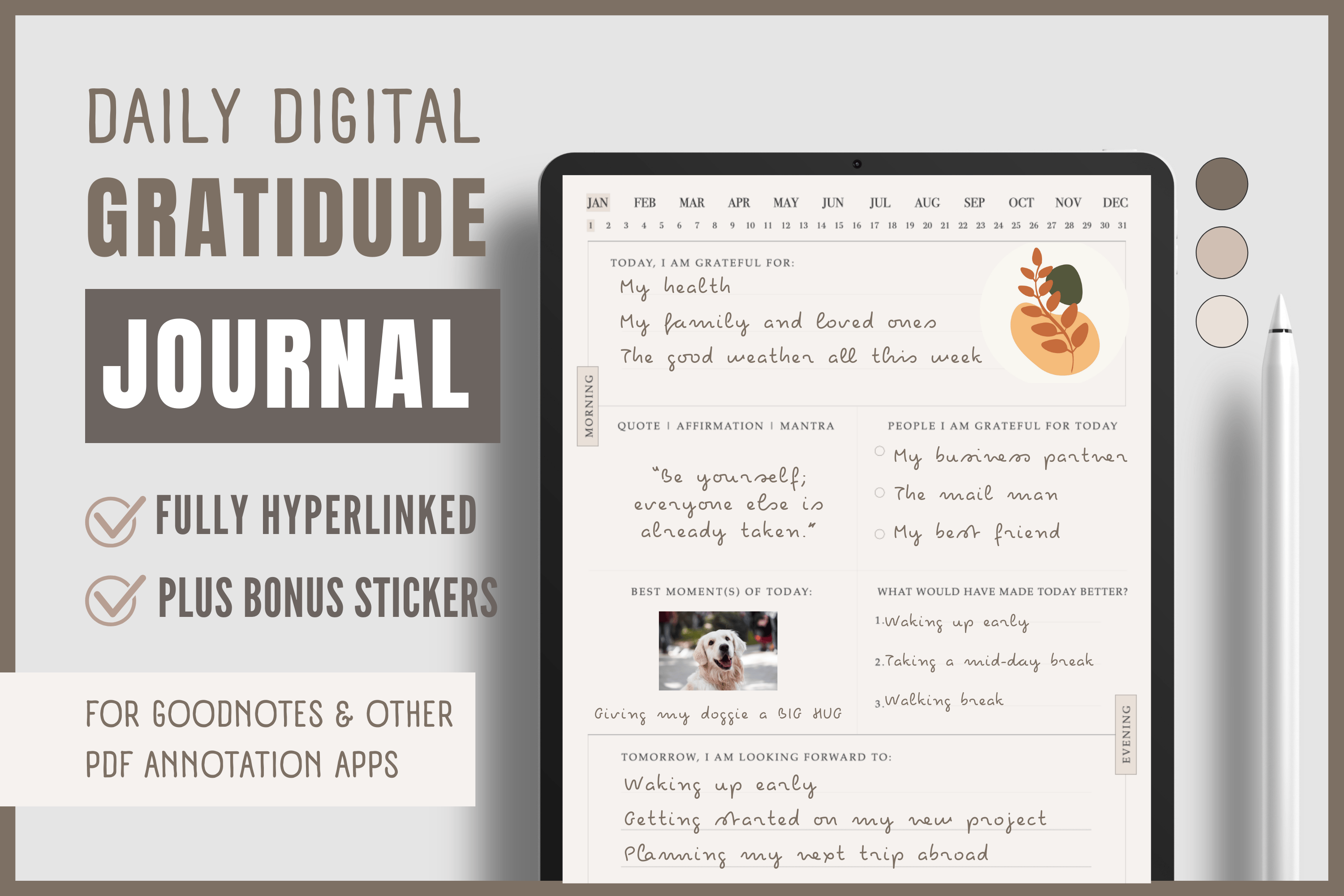 JPS Digital Pages - Digital Planners & Journals