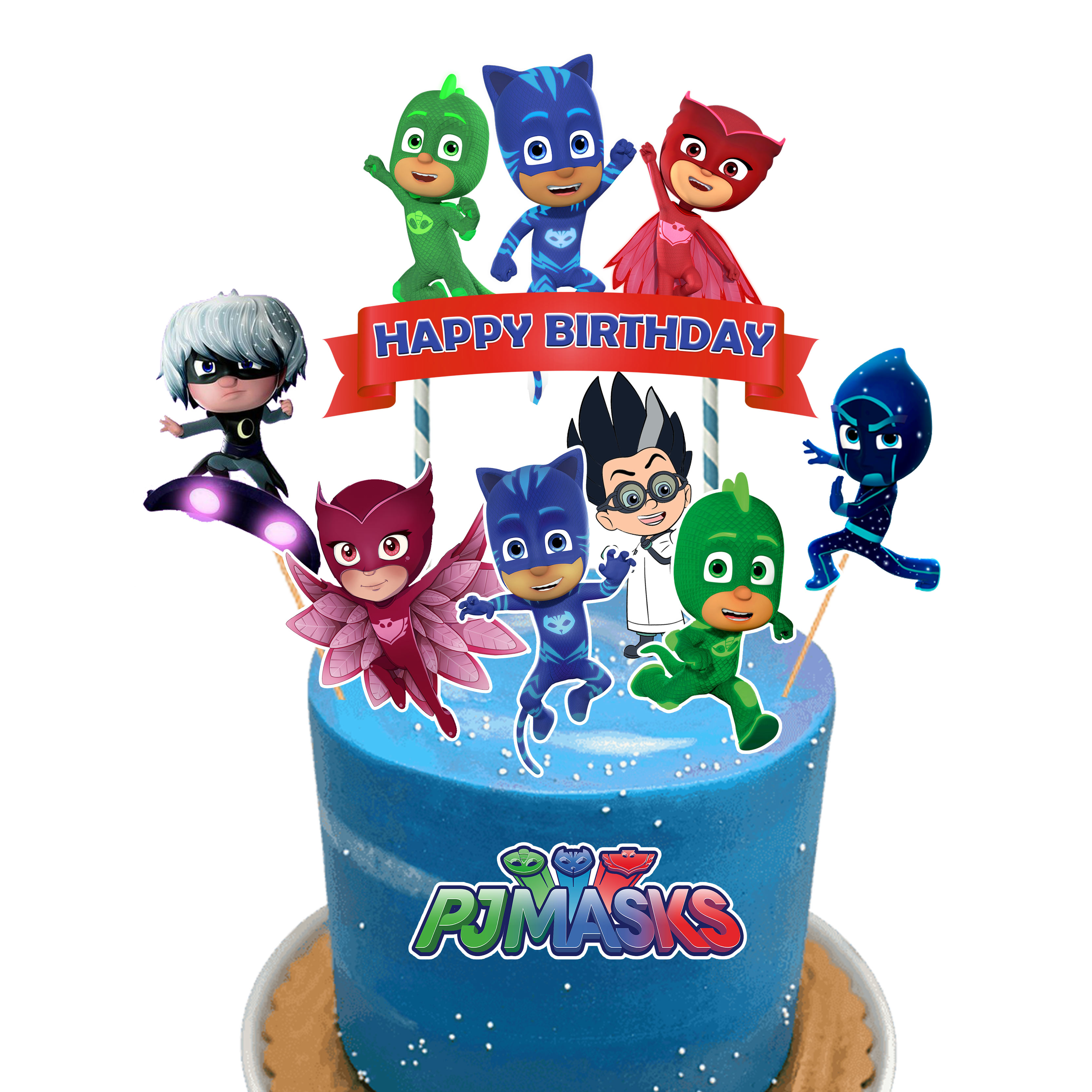 PJ MASK CAKE TOPPER - Payhip