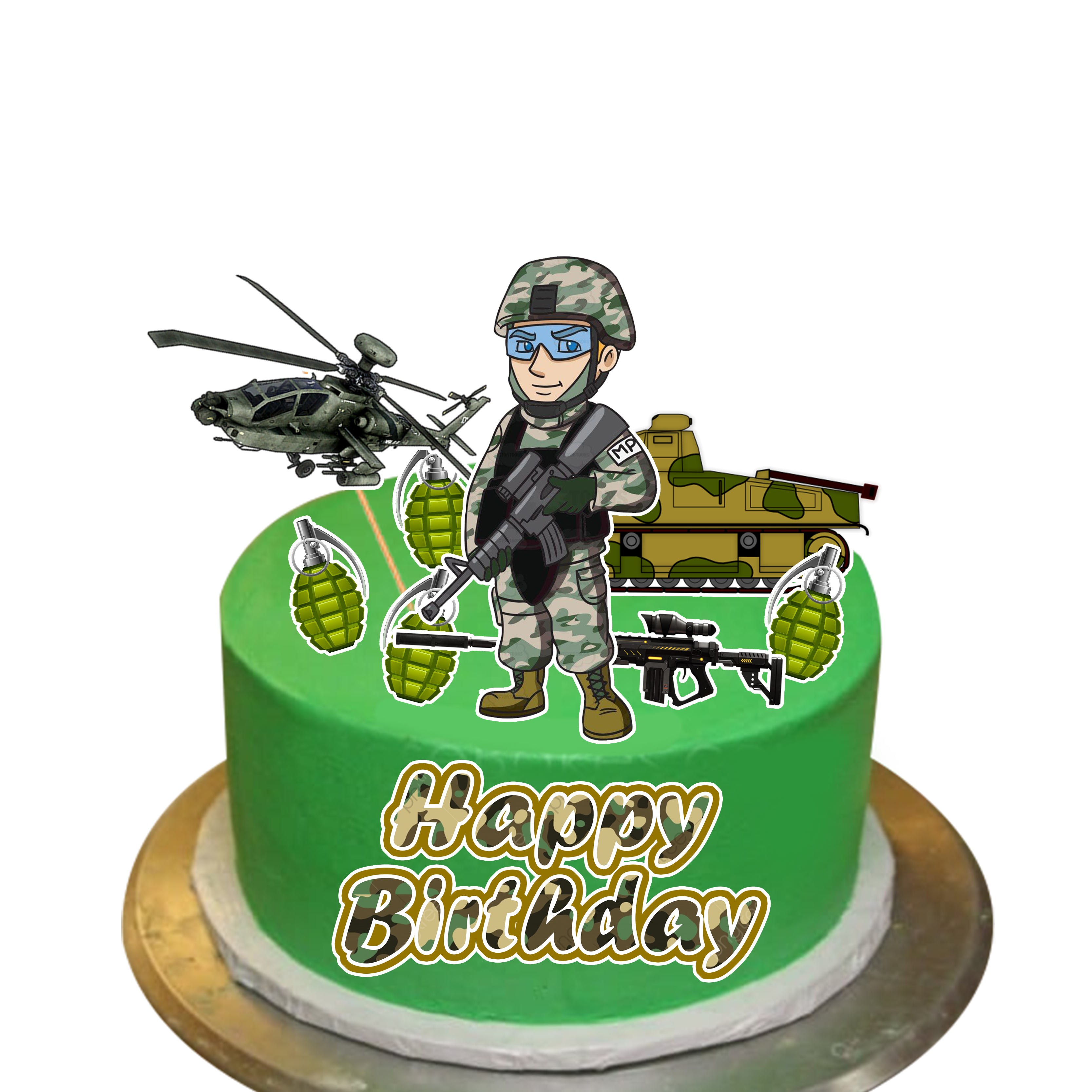 SOLDIER CAKE TOPPER - Payhip