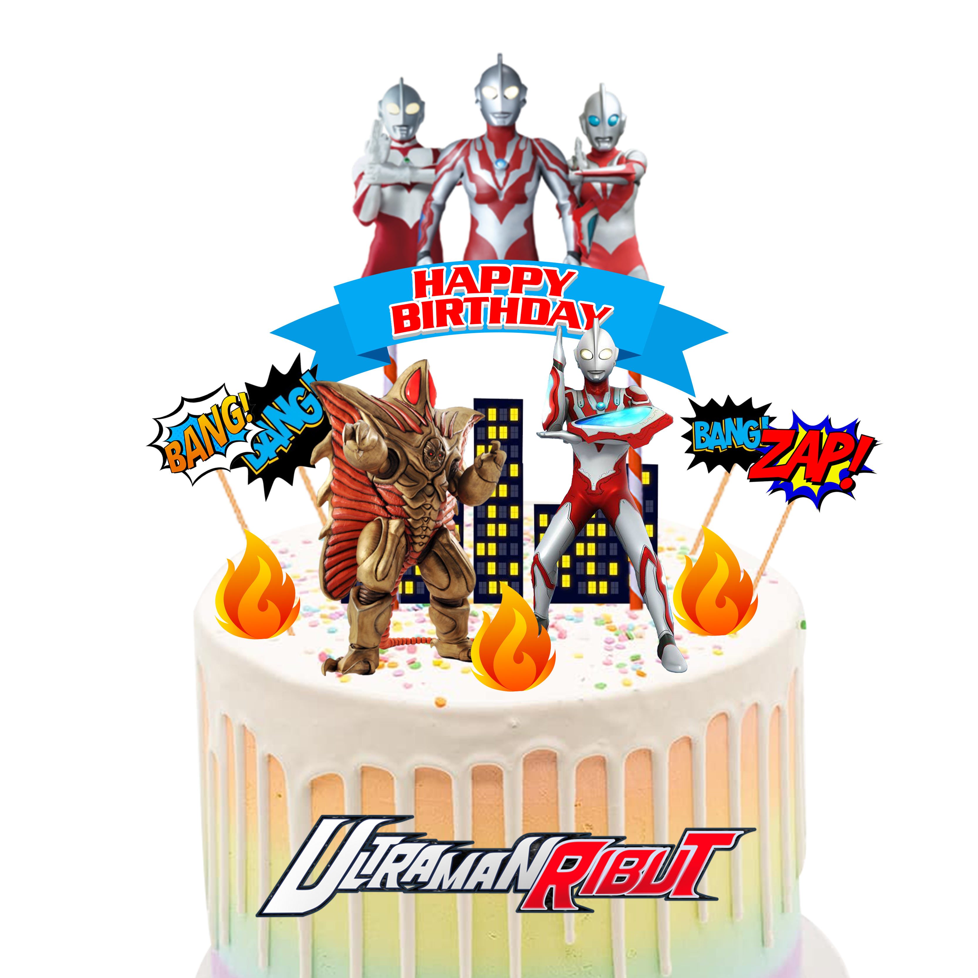 ULTRAMAN CAKE TOPPER - Payhip