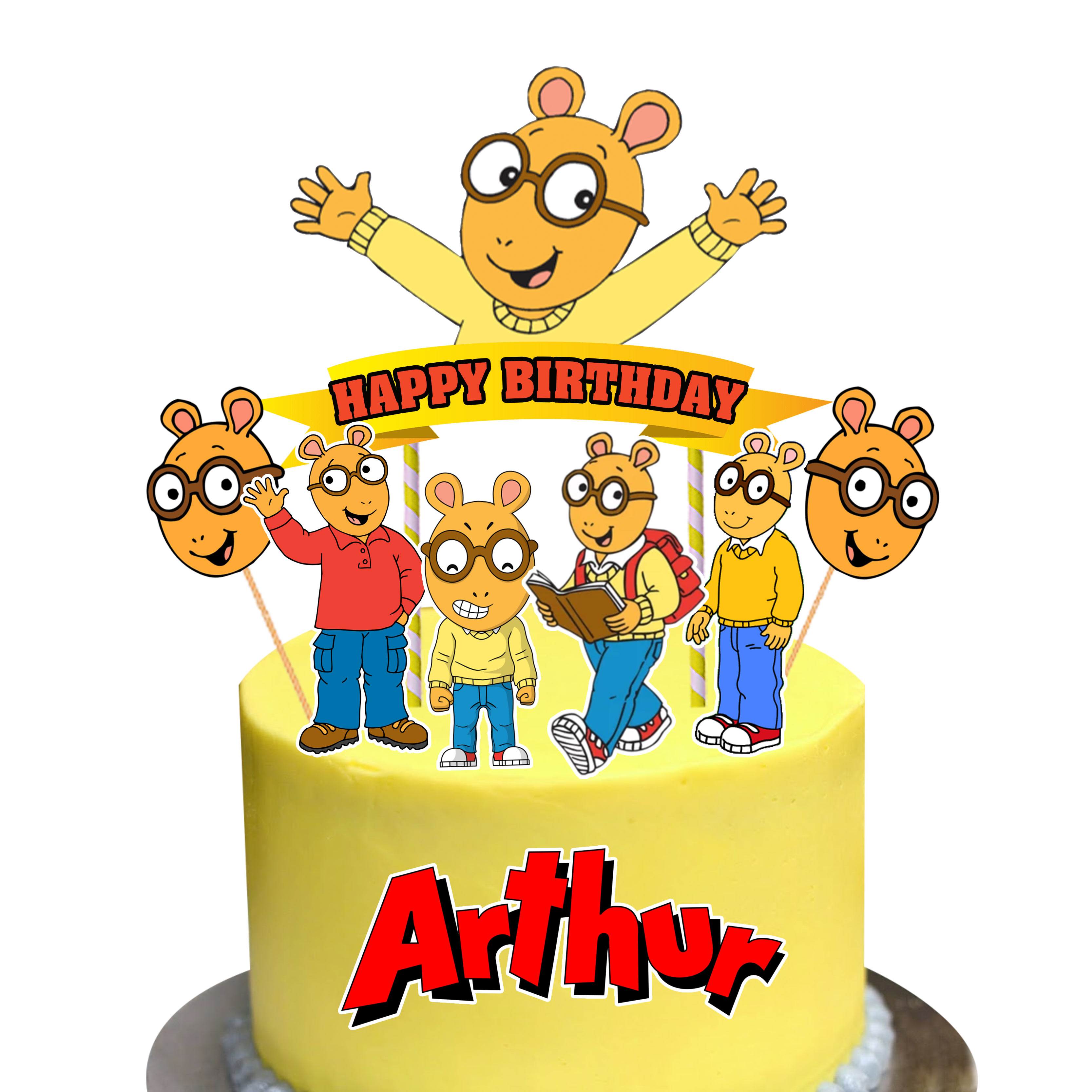 ARTHUR CAKE TOPPER - Payhip