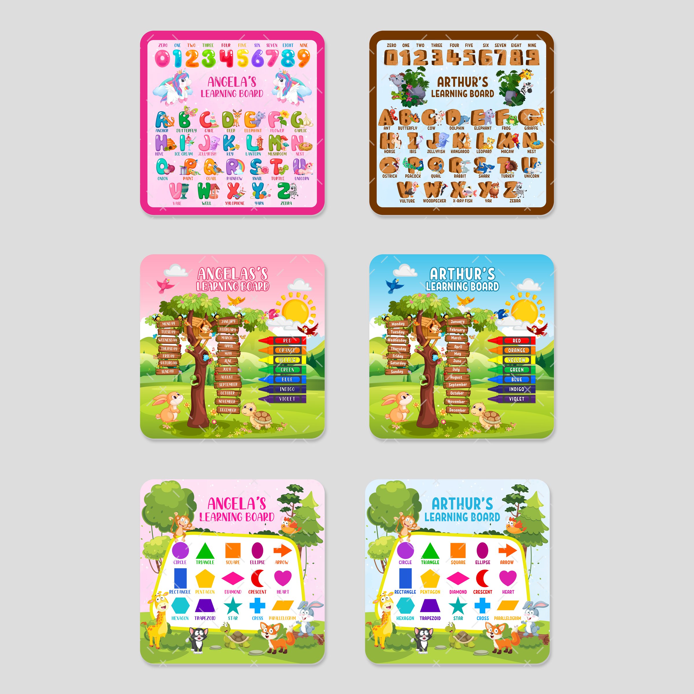 Learning Board Set - Payhip