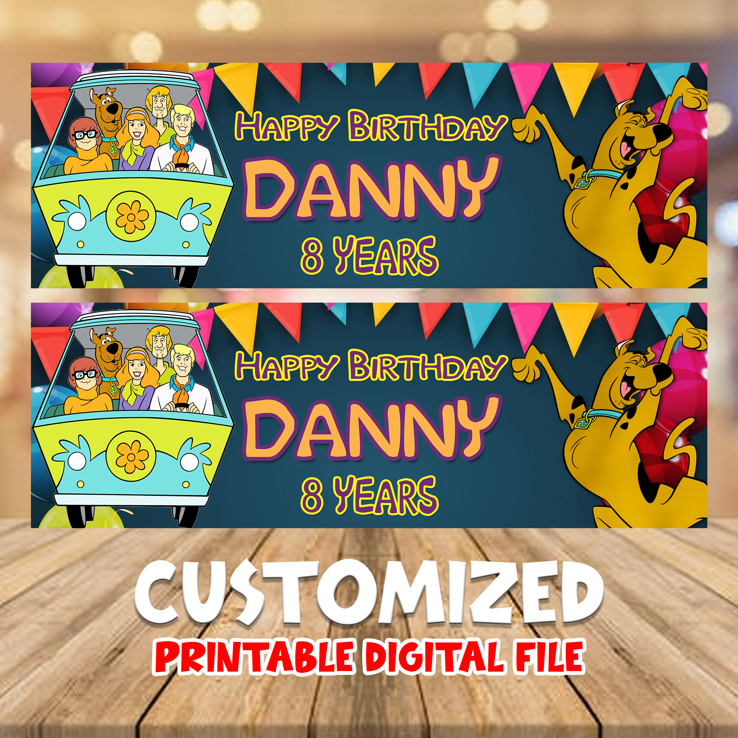 SCOOBY BIRTHDAY BANNER - Payhip