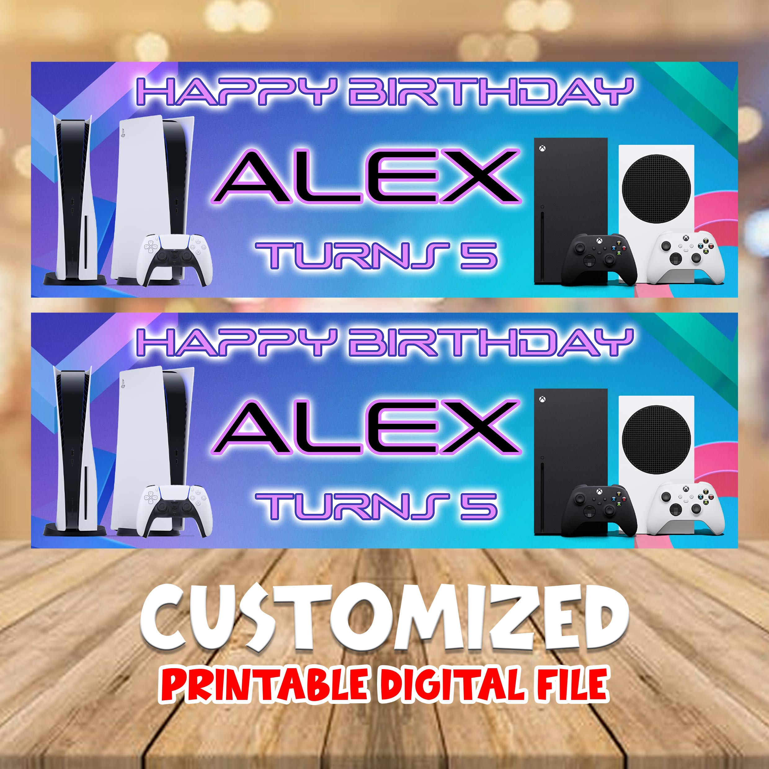 PLAYSTATION BIRTHDAY BANNER - Payhip