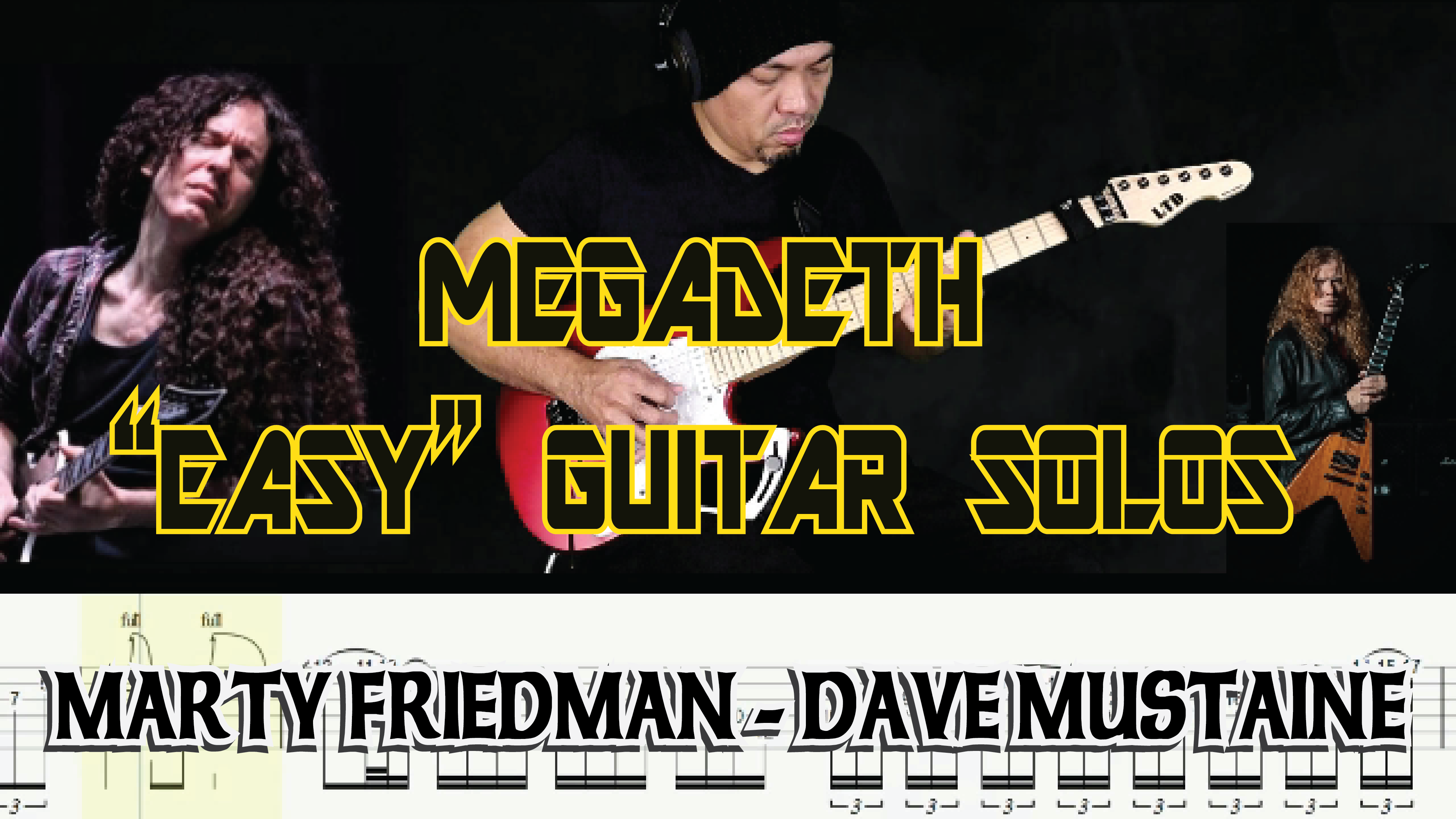 MEGADETH EASY GUITAR SOLOS PDF - Payhip