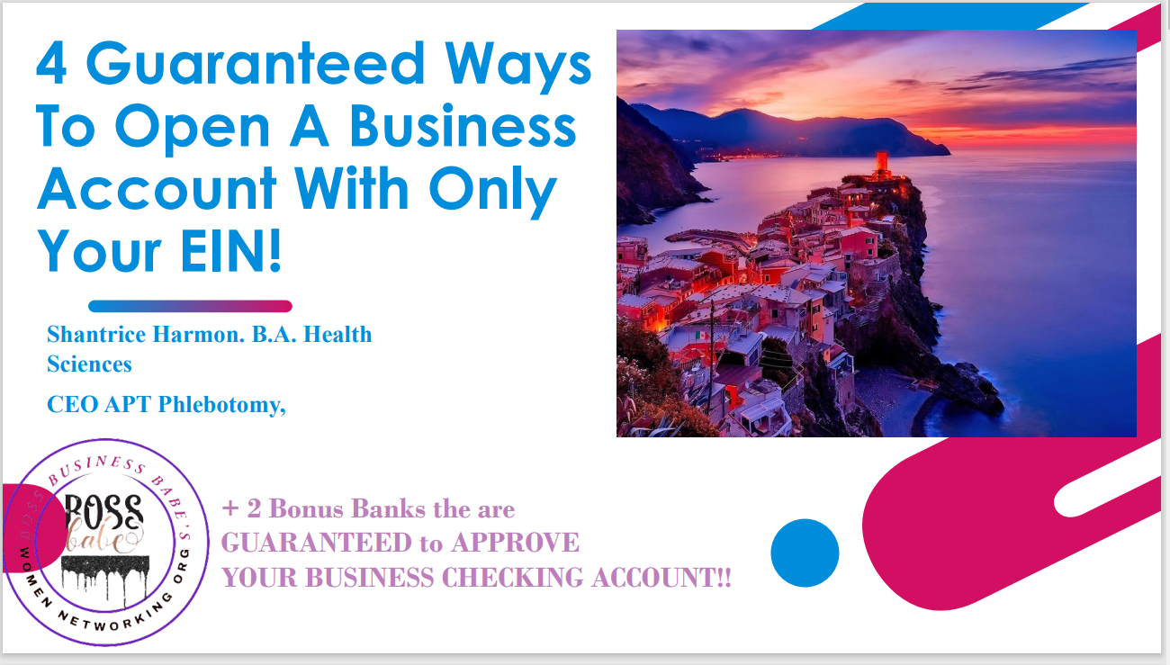 4 Guarenteed Ways to Open a Business Account With Your EIN ONLY! - Payhip