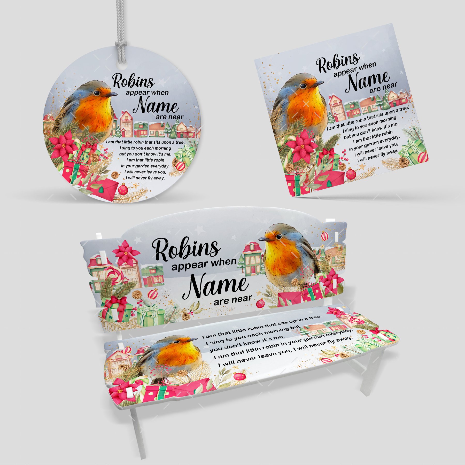 Christmas Robin Memorial Bundle 1 - Payhip