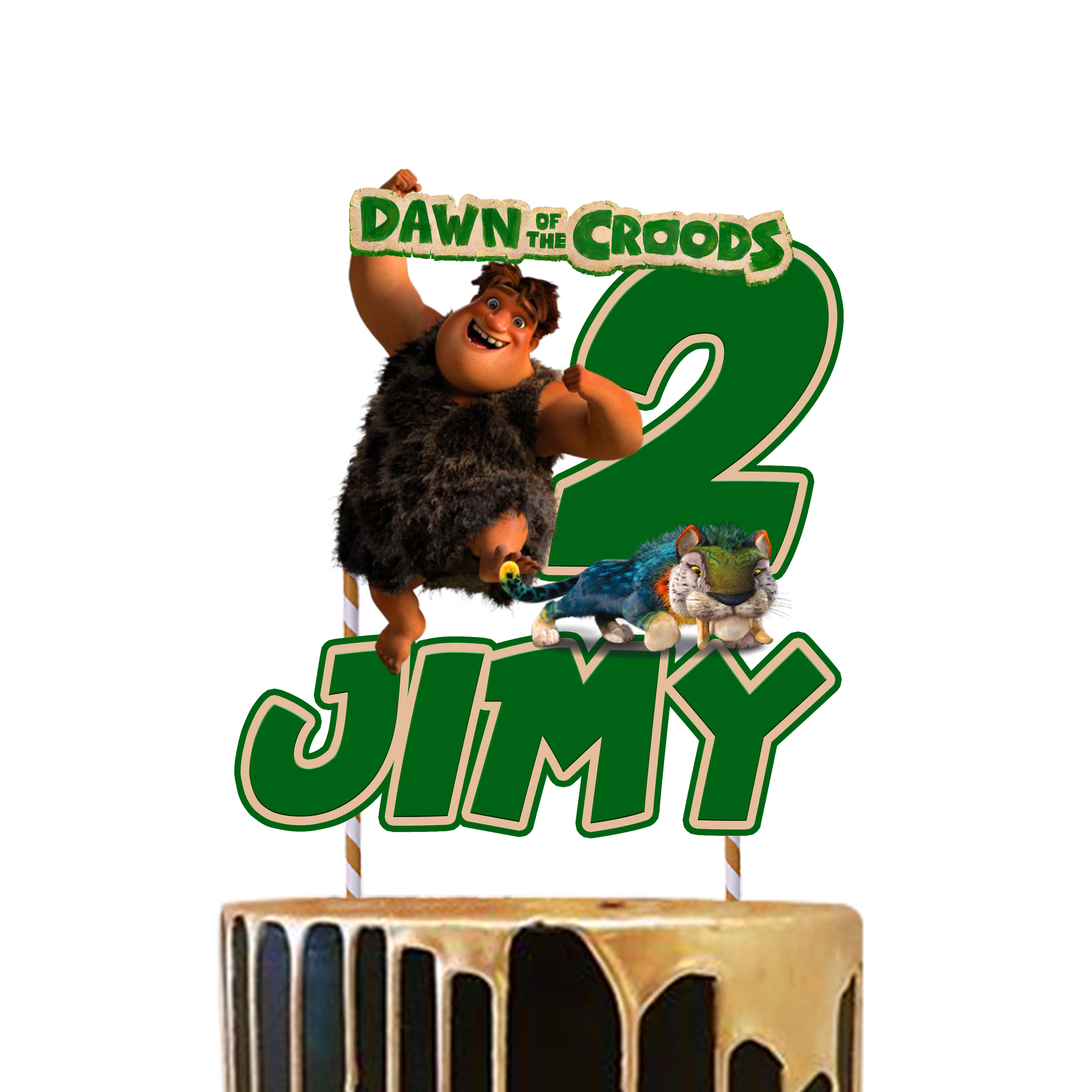CROODS CAKE TOPPER - Payhip