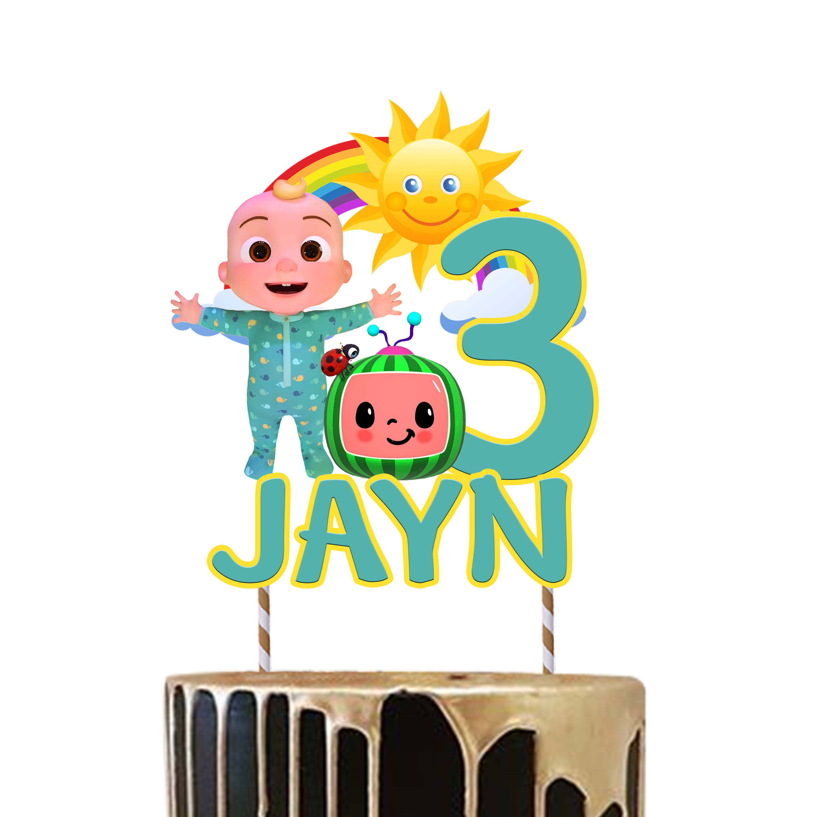 COCOMELON CAKE TOPPER - Payhip