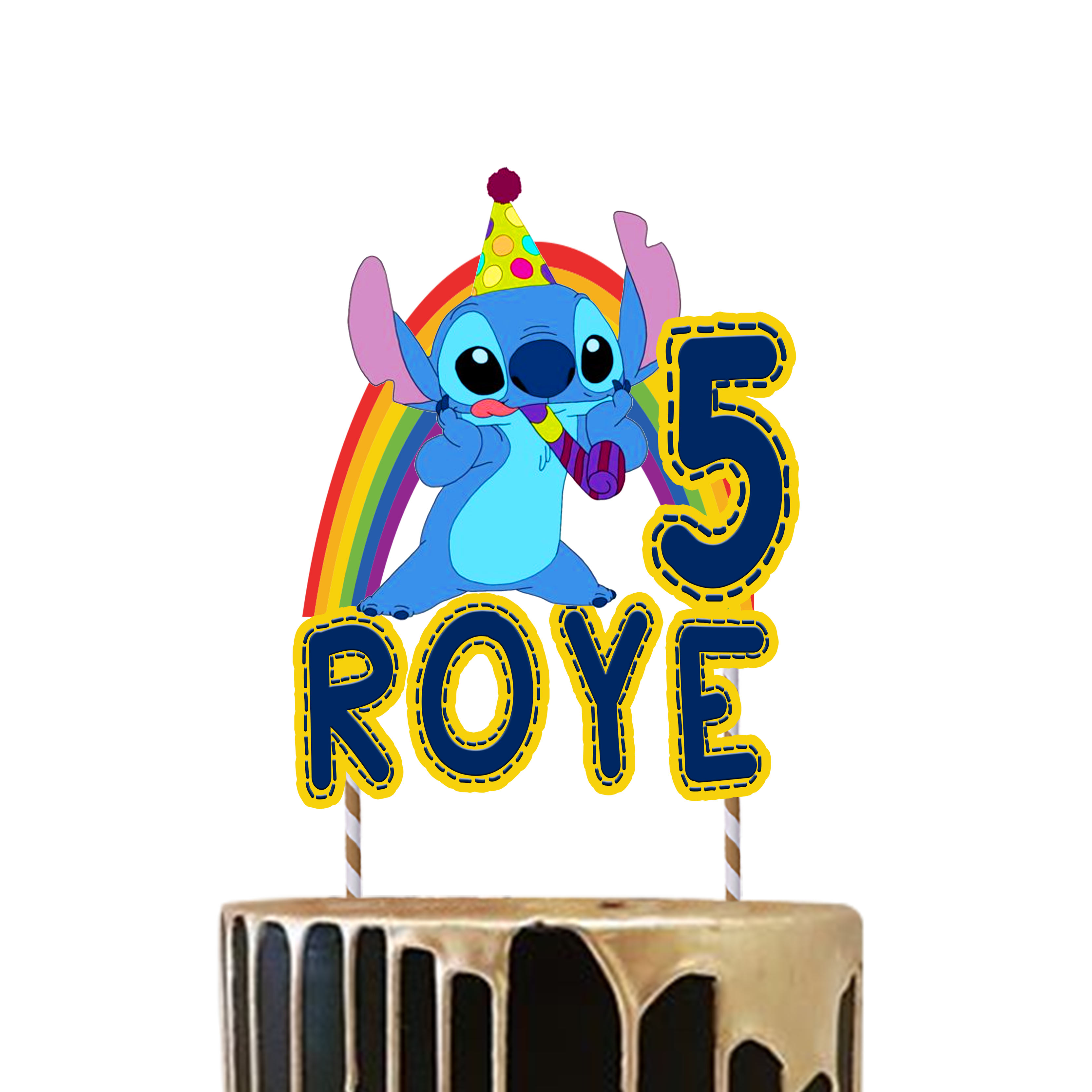 STITCH CAKE TOPPER - Payhip