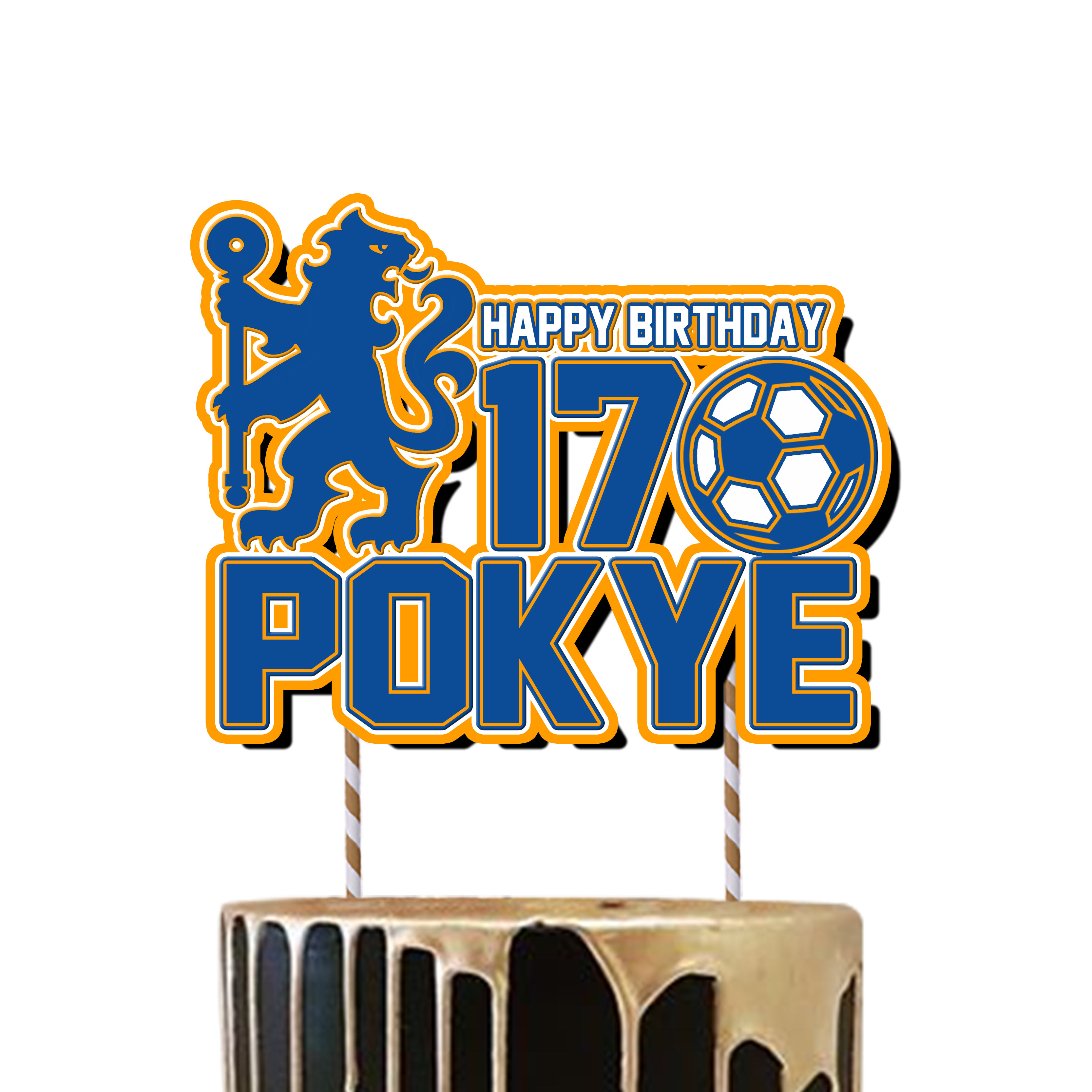 CHELSEA CAKE TOPPER - Payhip