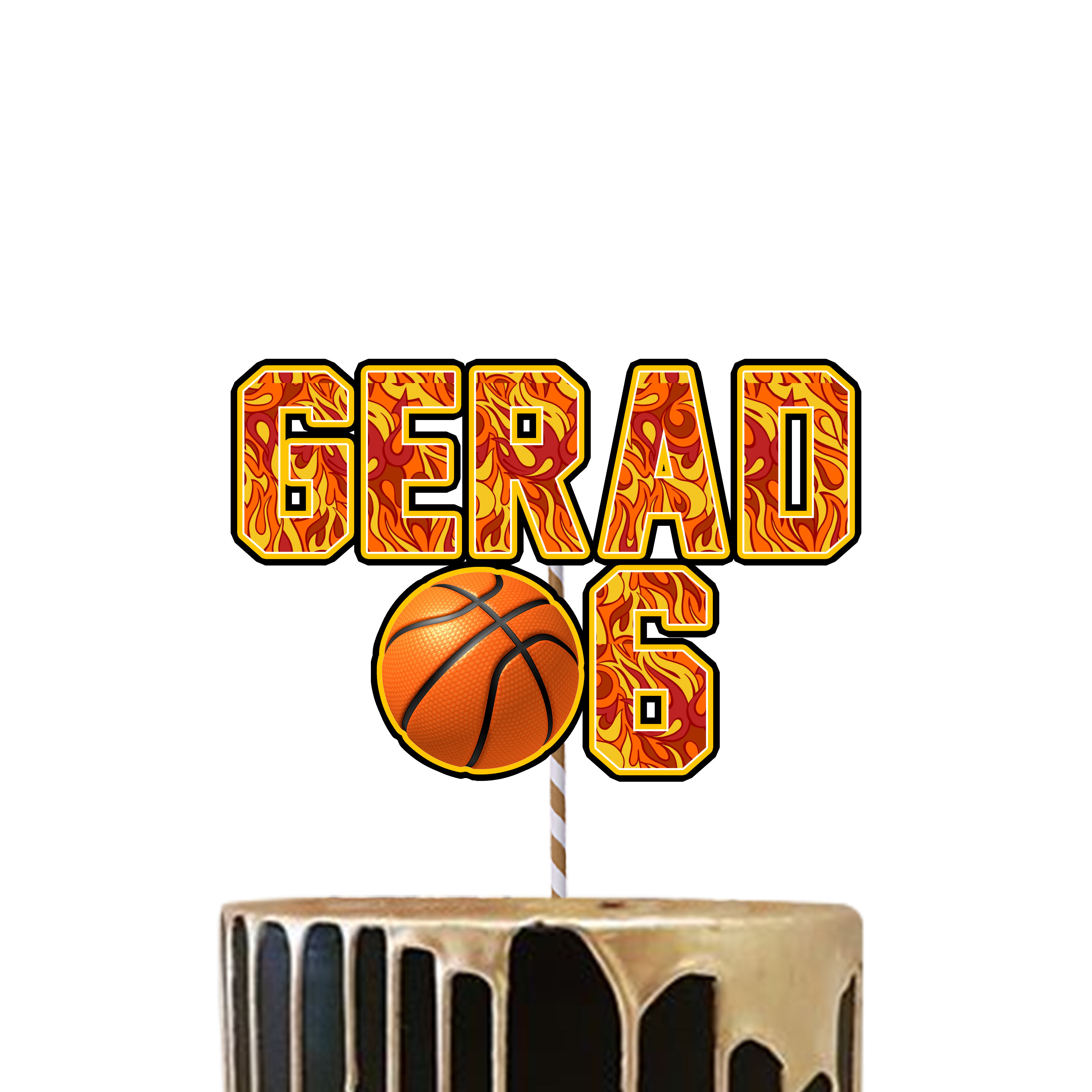 BASKETBALL CAKE TOPPER - Payhip