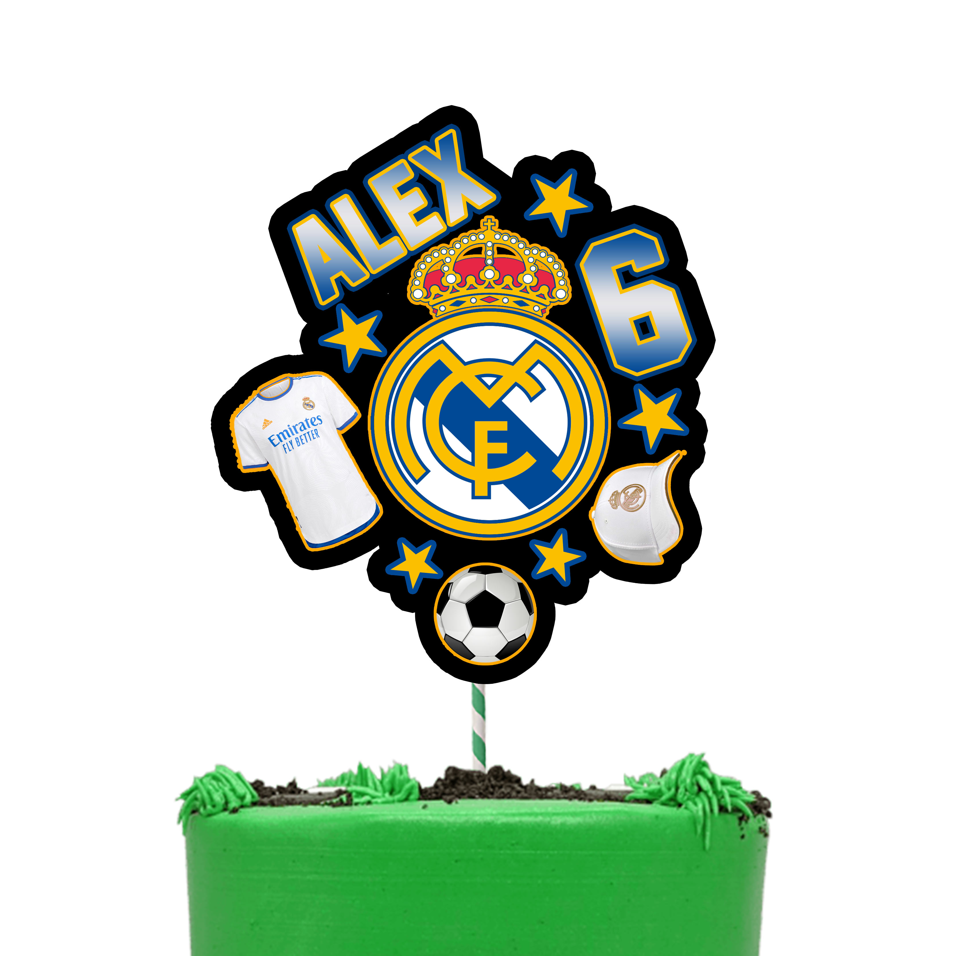 REAL MADRID CAKE TOPPER - Payhip