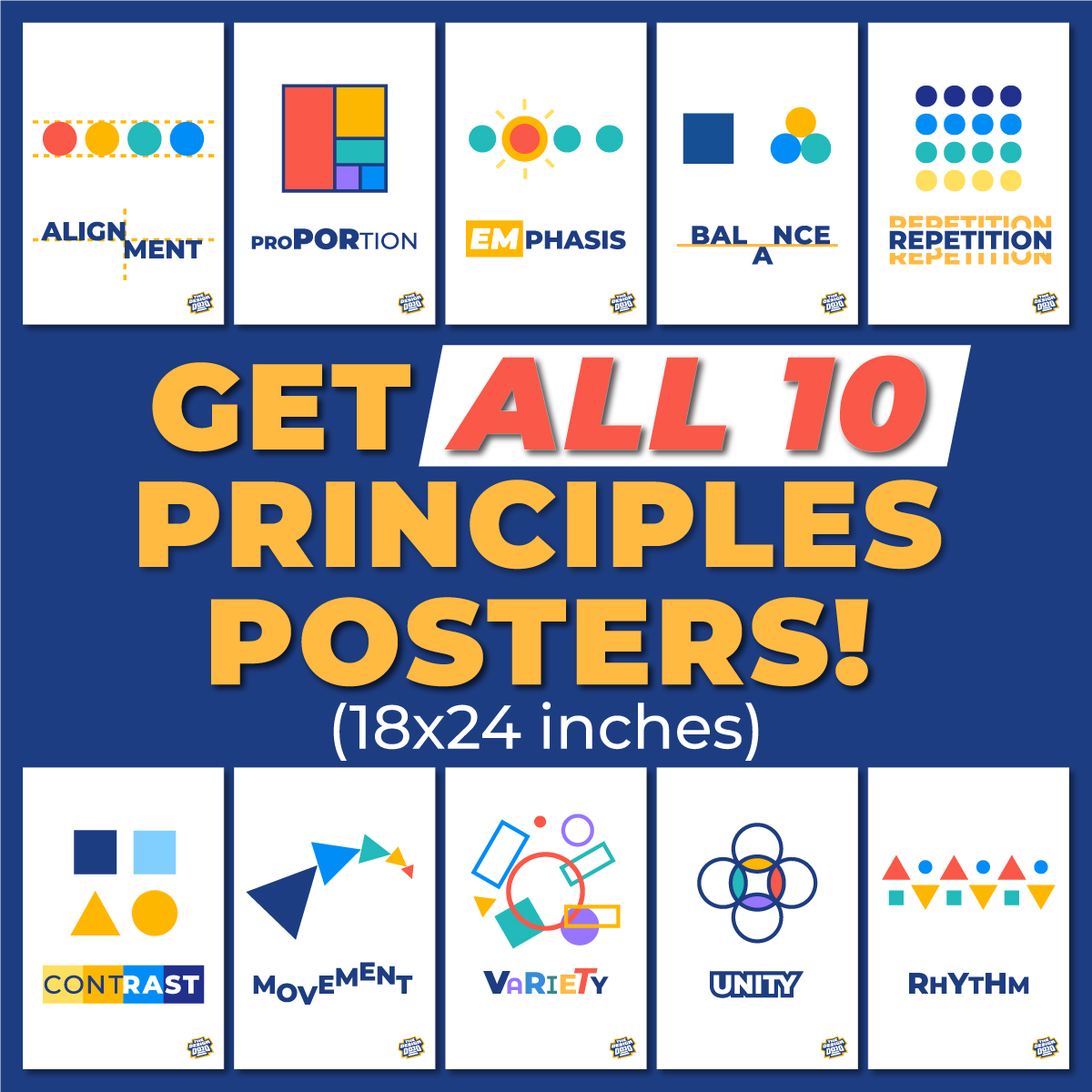 All 10 Principles of Design Posters (18x24) - Payhip