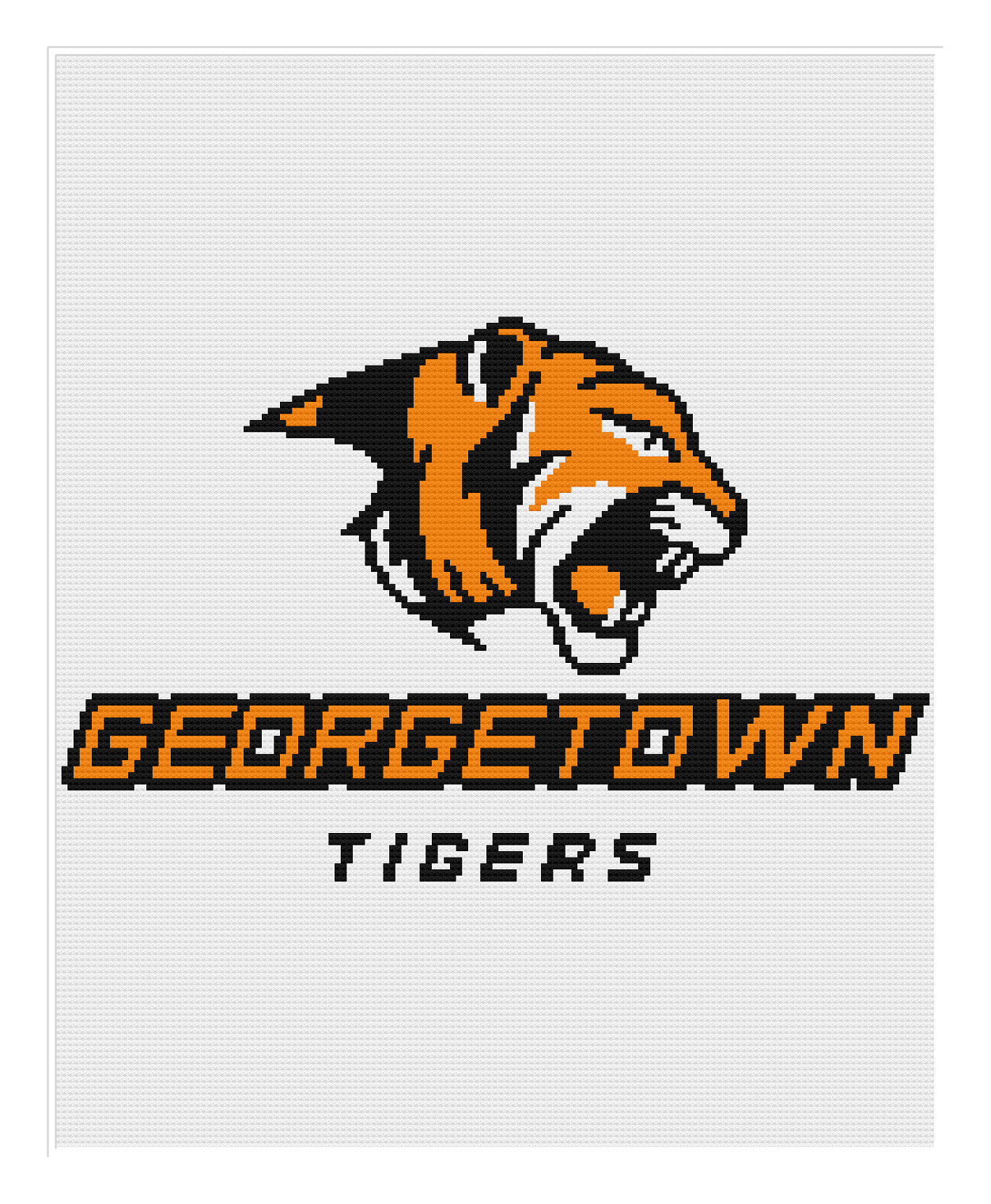 Georgetown Tigers SC 145x180 - Payhip