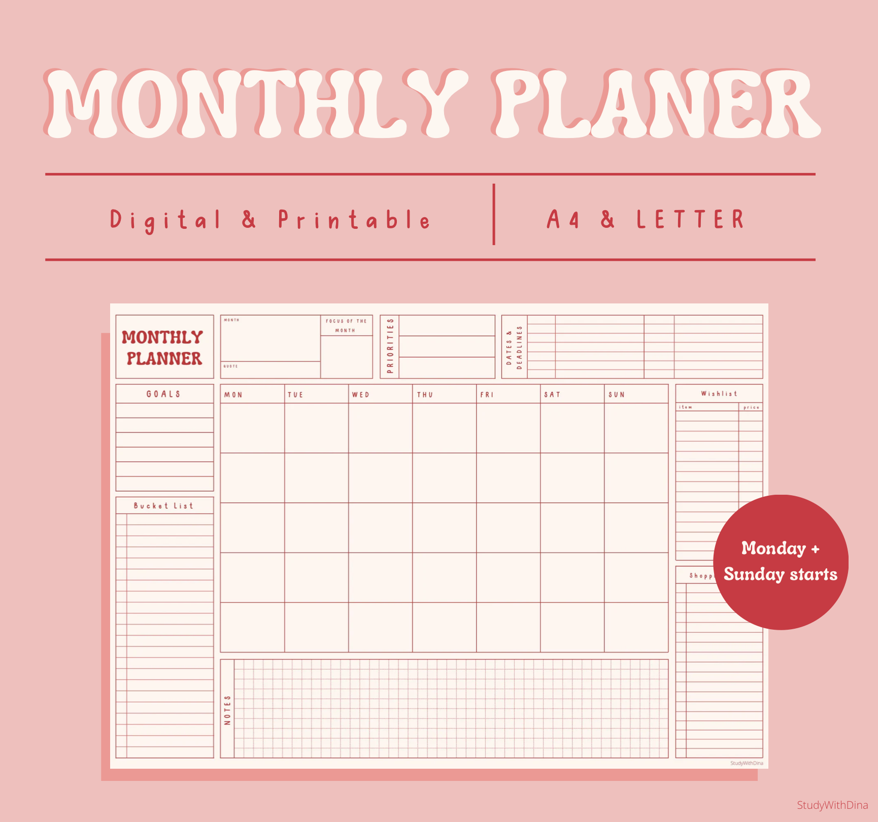 Weekly Planner - Payhip
