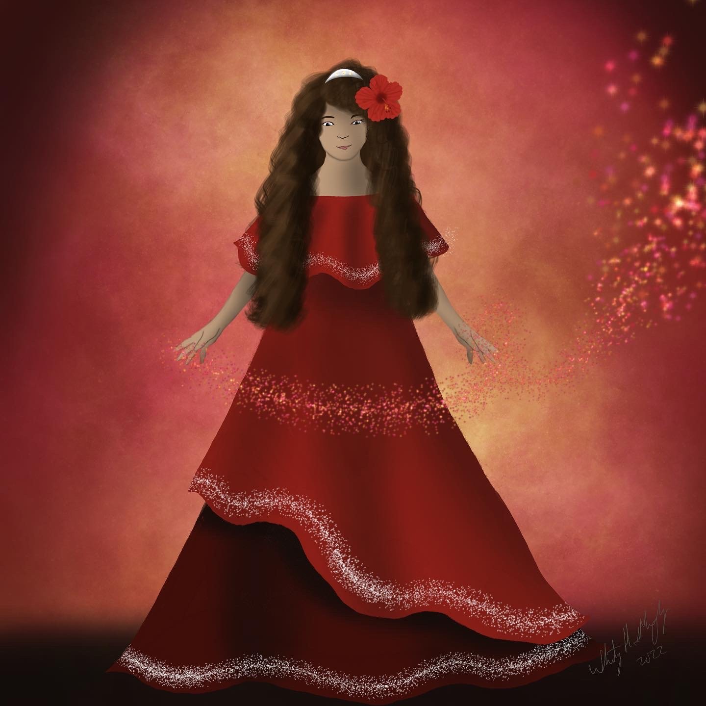 Red Princess Frame-Ready Print - Payhip