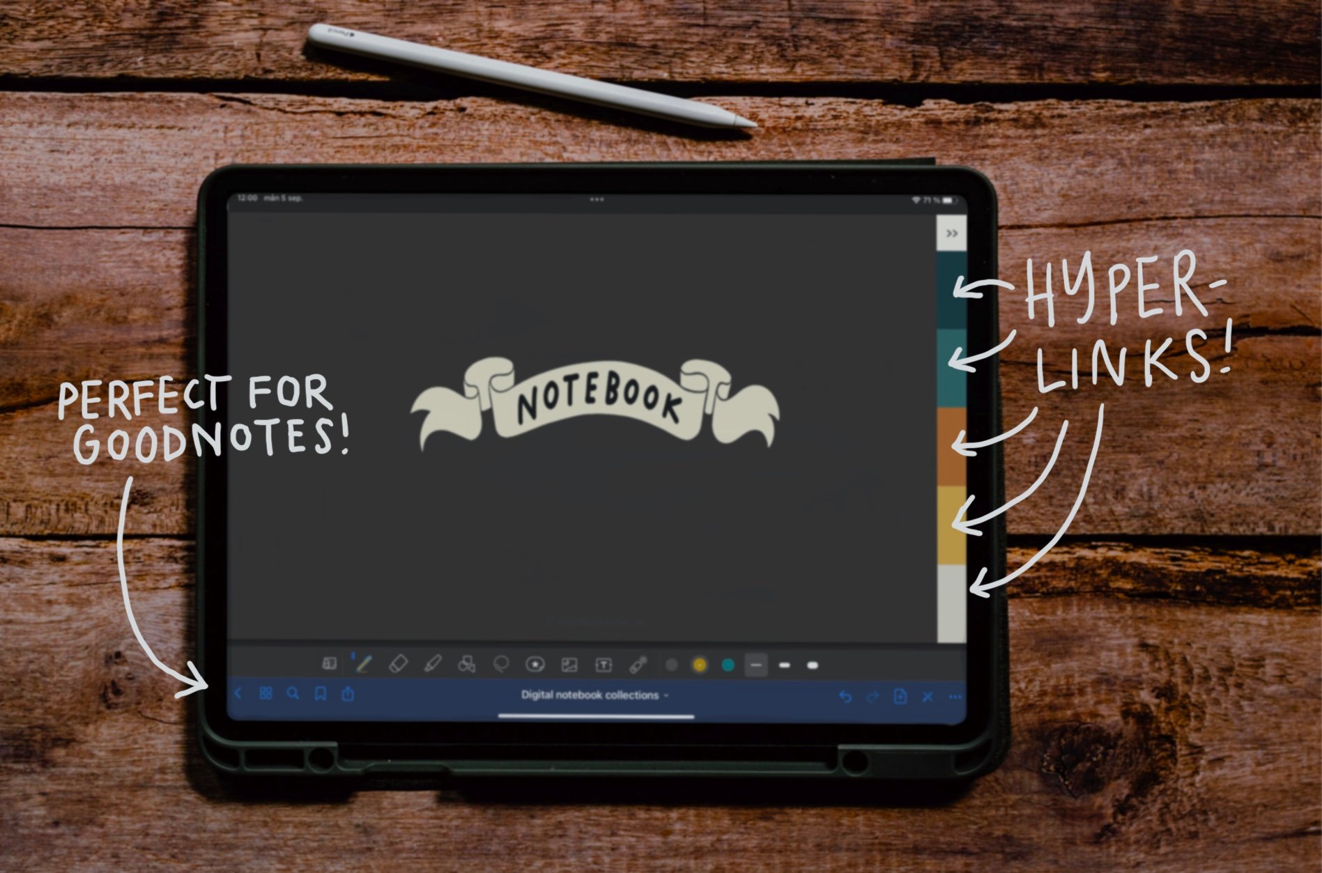 Digital notebook | BULLET JOURNAL for Goodnotes 5 - Payhip