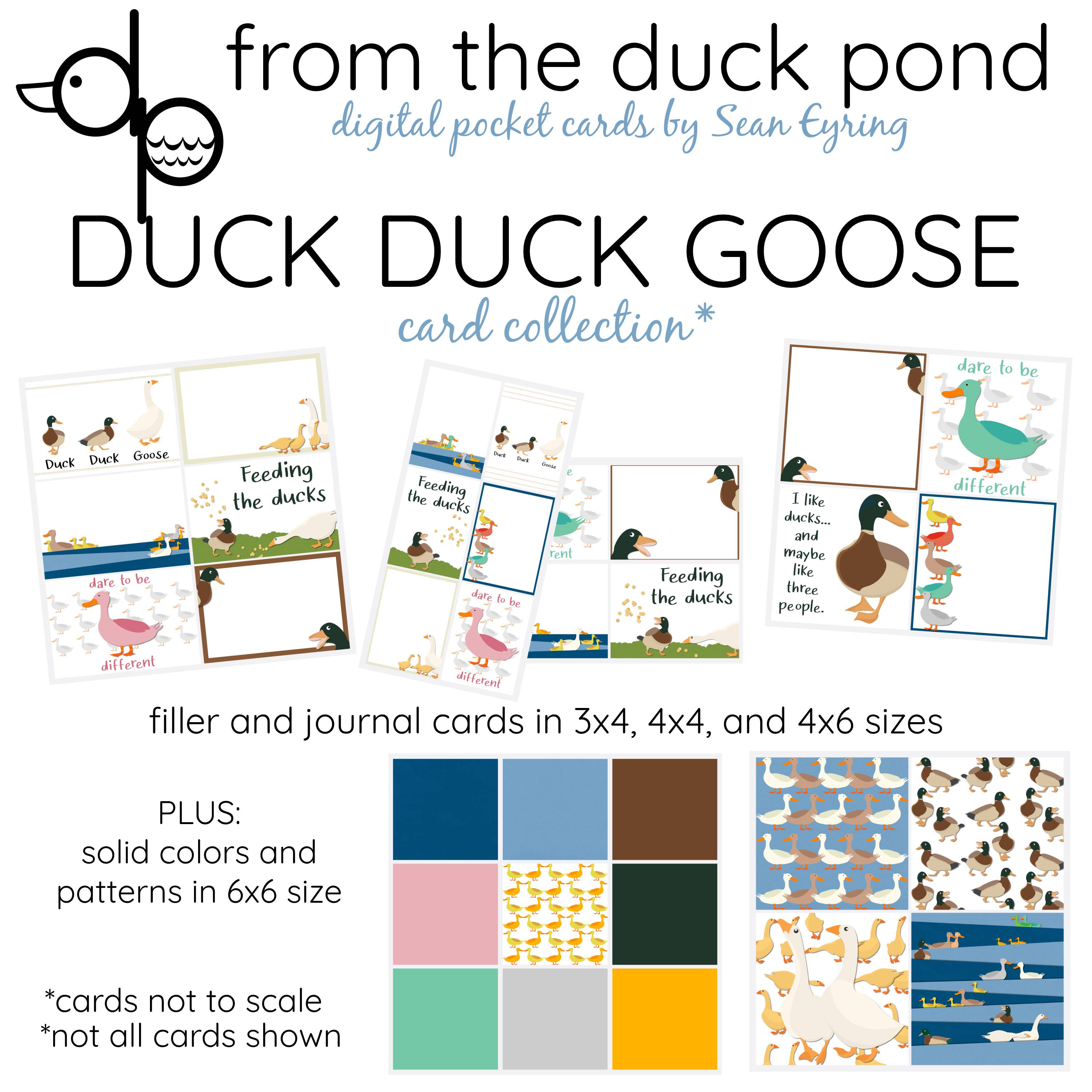 Duck Duck Goose - digital card kit - Payhip